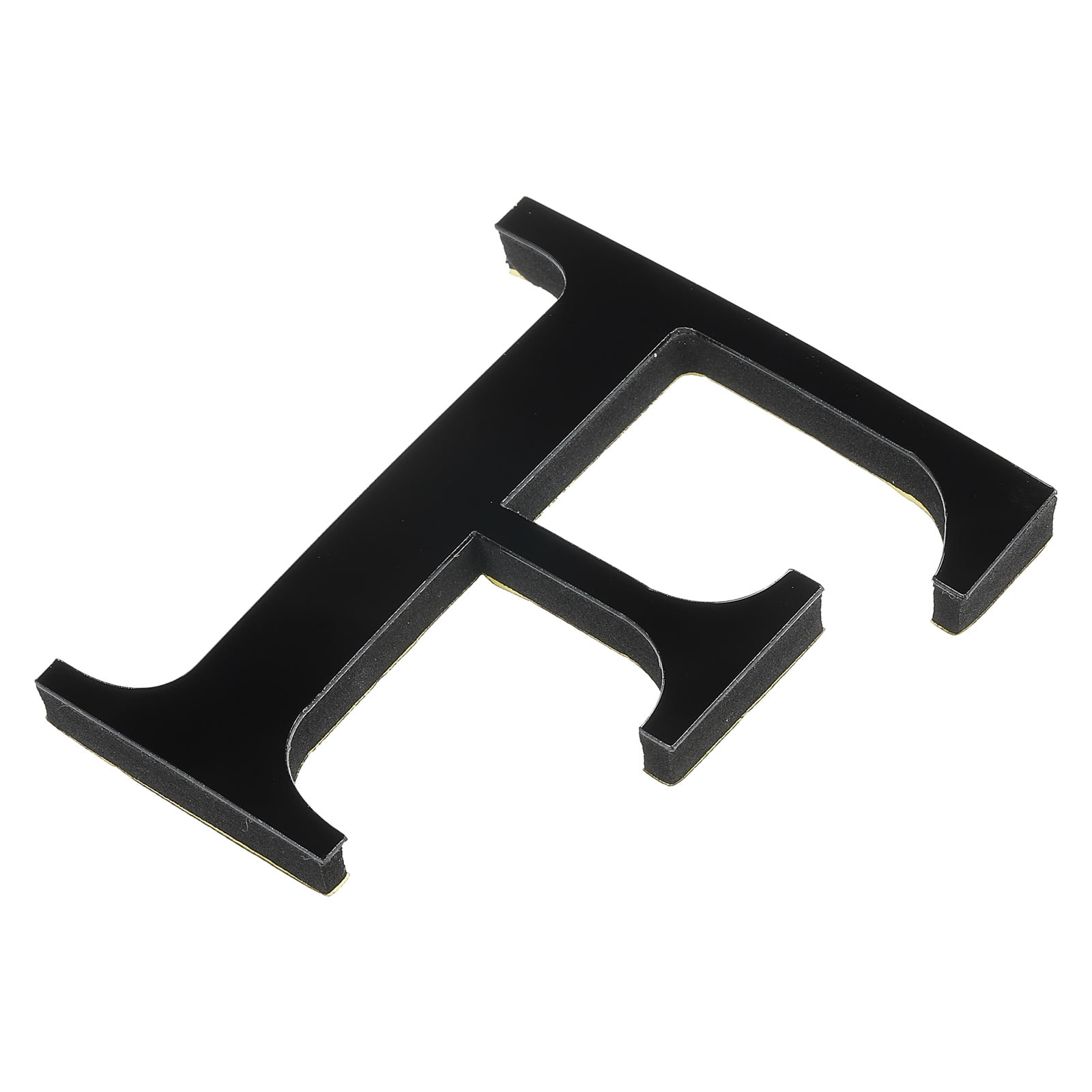 Uxcell 3D Acrylic Alphabet Mirror Wall Stickers Letter F Self Adhesive ...