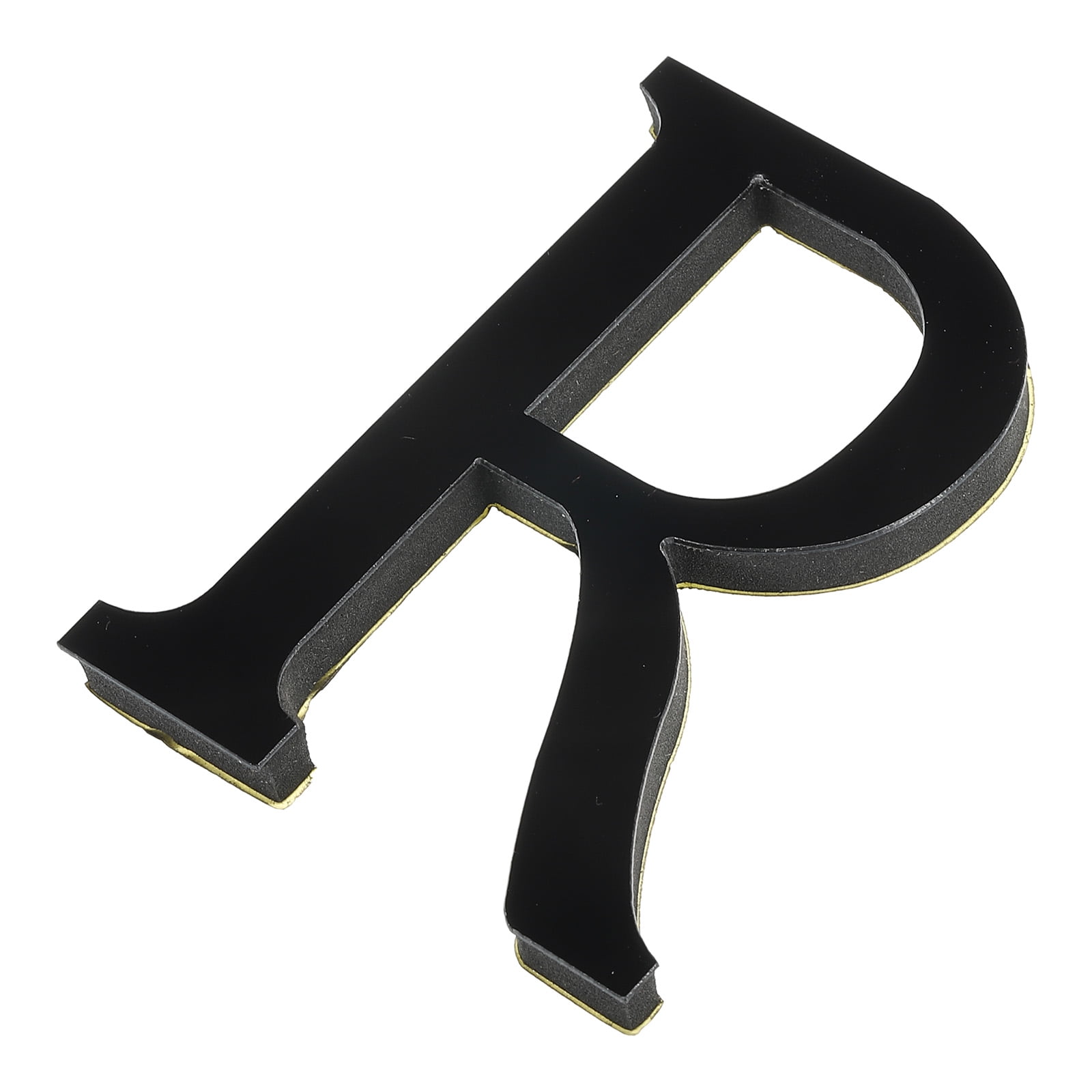 Uxcell 3D Acrylic Alphabet Mirror Wall Stickers Letter R Self Adhesive ...