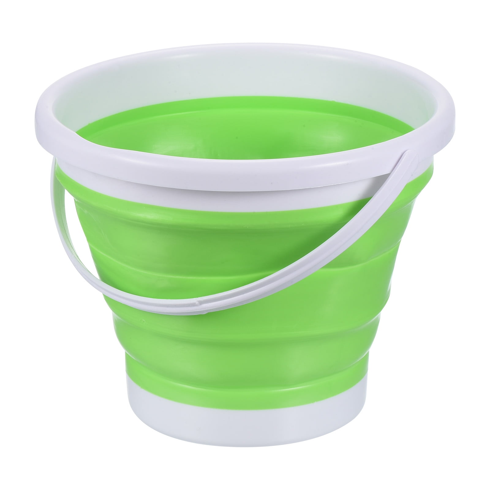 Uxcell 3L Collapsible Bucket, Portable Folding Beach Bucket for Camping ...