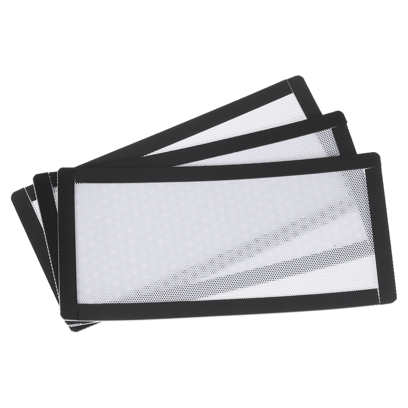 Uxcell 3PCS PC Dust Filter, 200x100mm Magnetic Frame PVC Computer Case ...