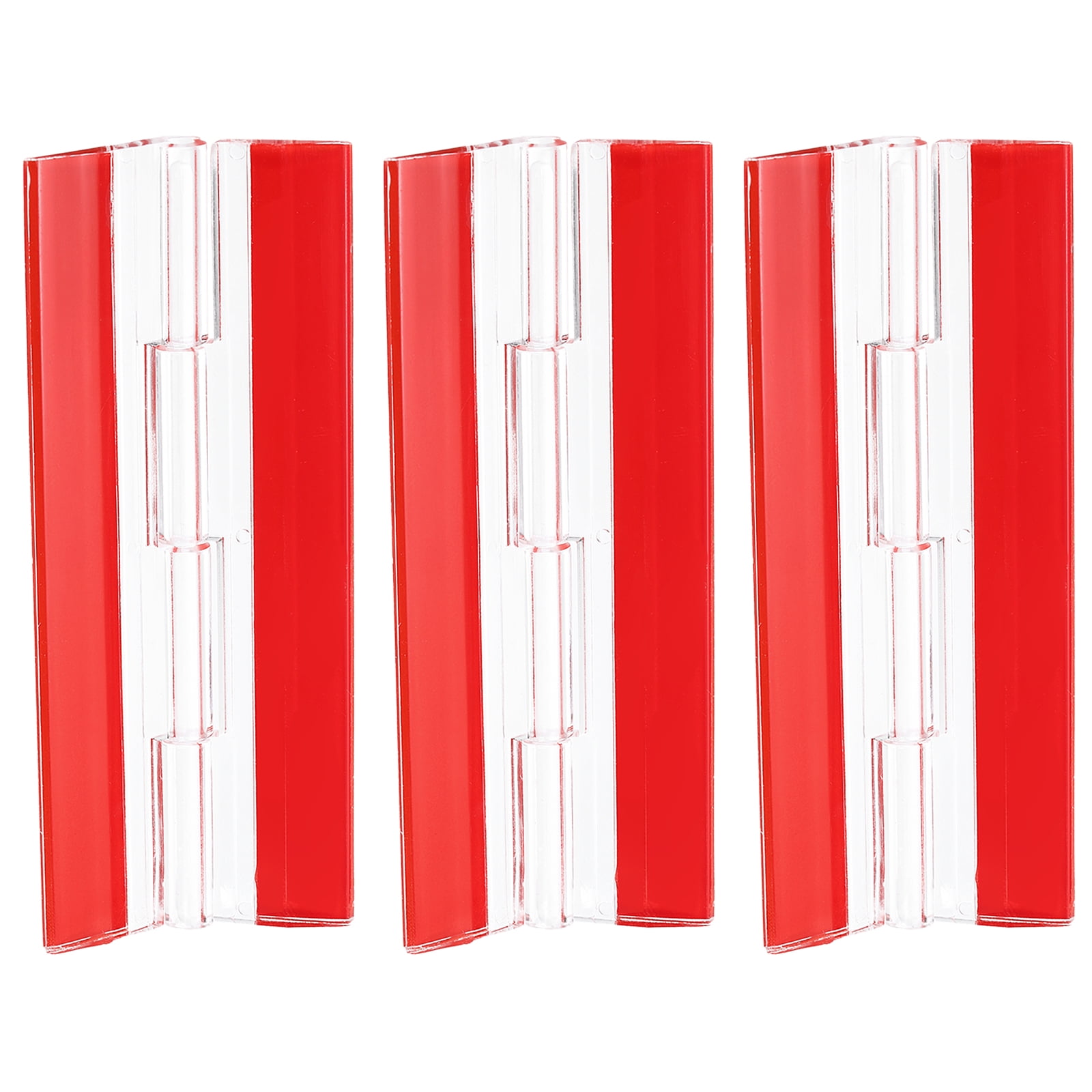 Uxcell 3Pack 100x42mm Acrylic Hinges Self Adhesive Clear Continuous ...
