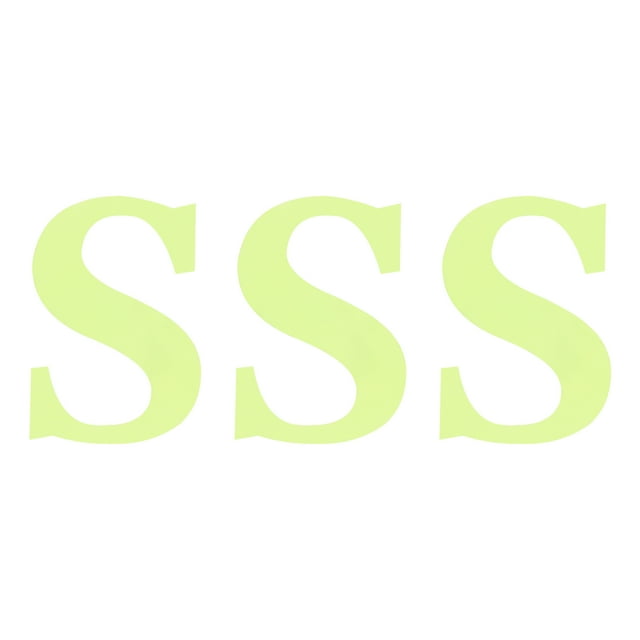 Uxcell 3Pack 2" Glow in the Dark Alphabet Letter Sticker Wall Ceiling ...