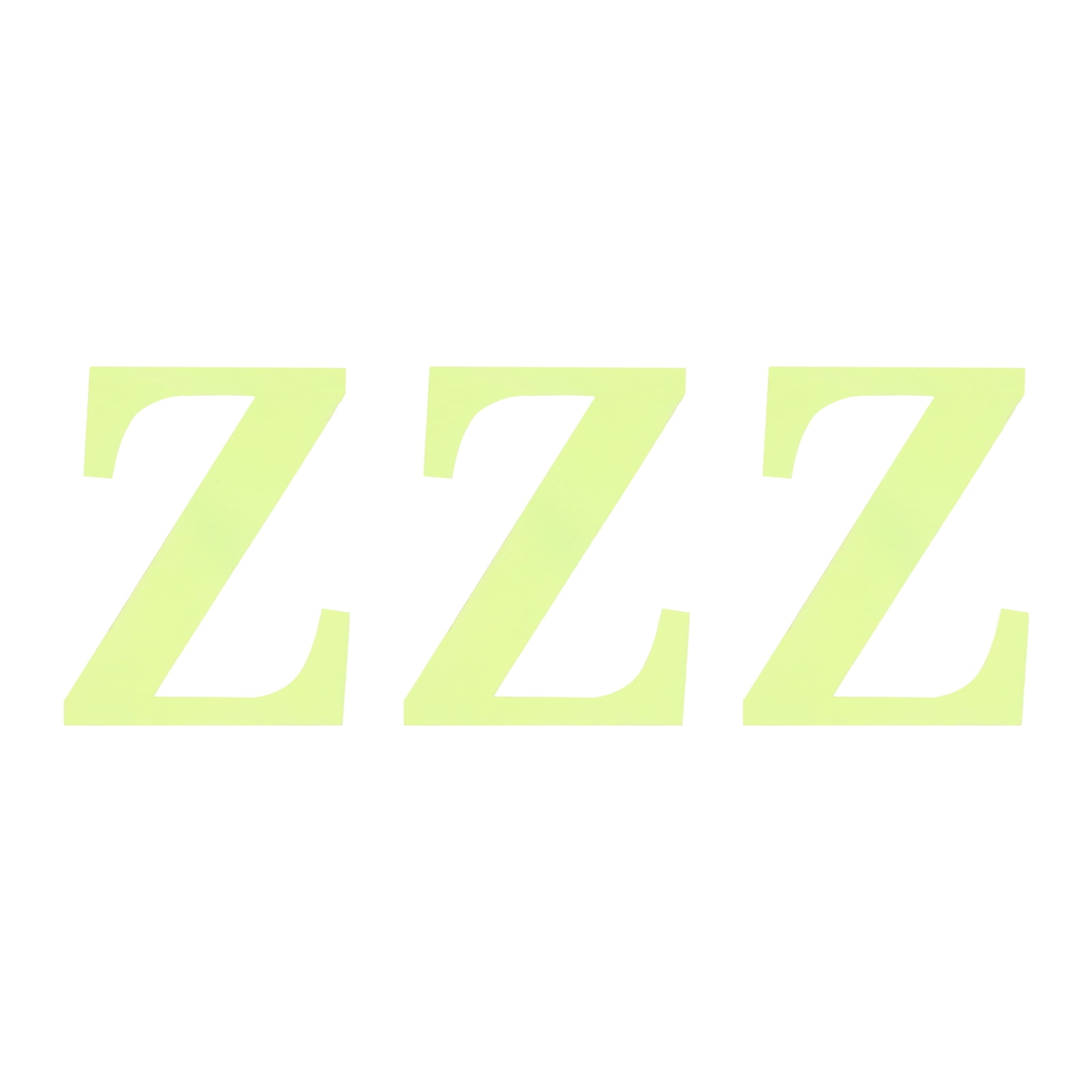 Uxcell 3Pack 2" Glow in the Dark Alphabet Letter Sticker Wall Ceiling ...