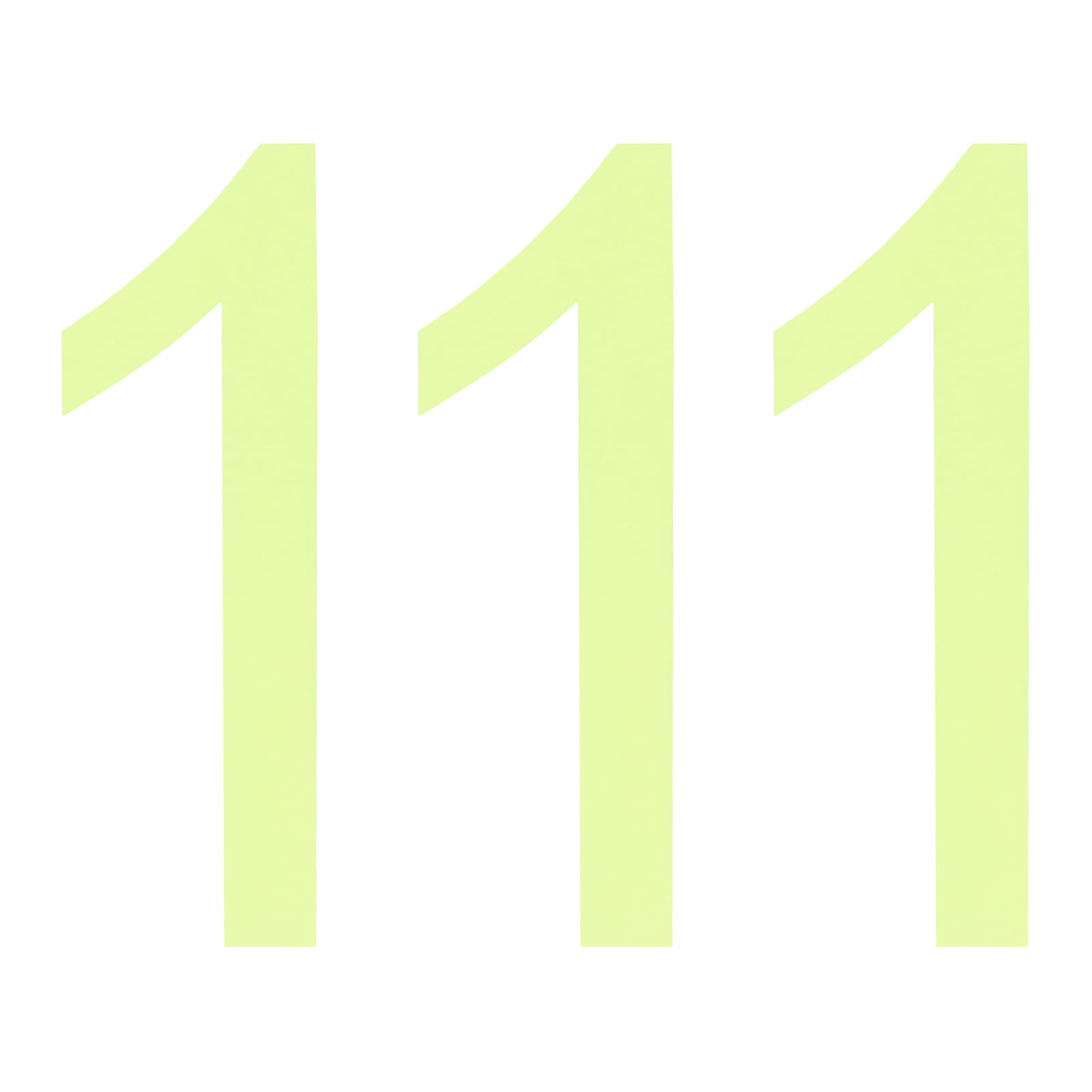 Uxcell 3Pack 2" Glow in the Dark Numbers Sticker Wall Ceiling Decor ...