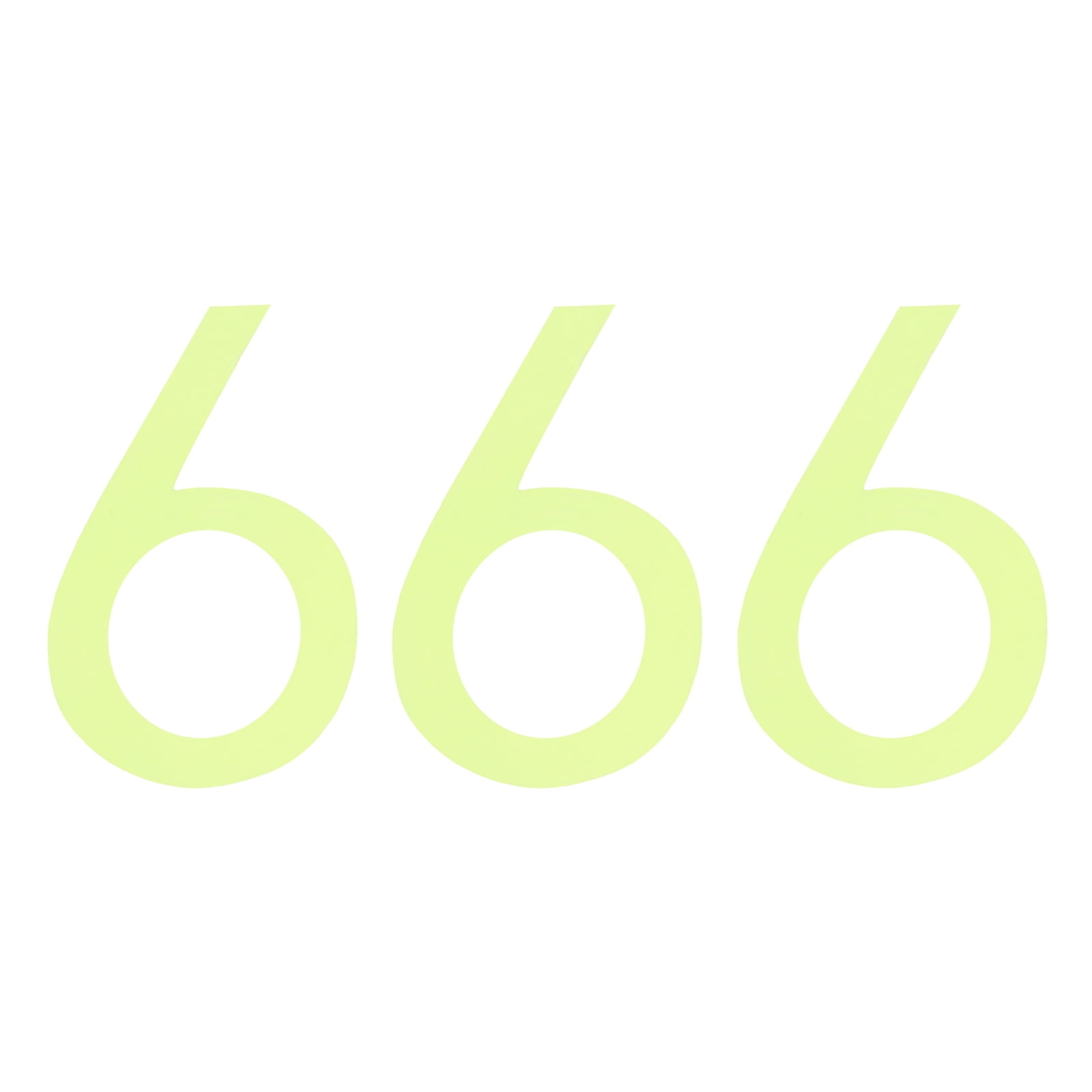 Uxcell 3Pack 3" Glow in the Dark Numbers Sticker Wall Ceiling Decor ...