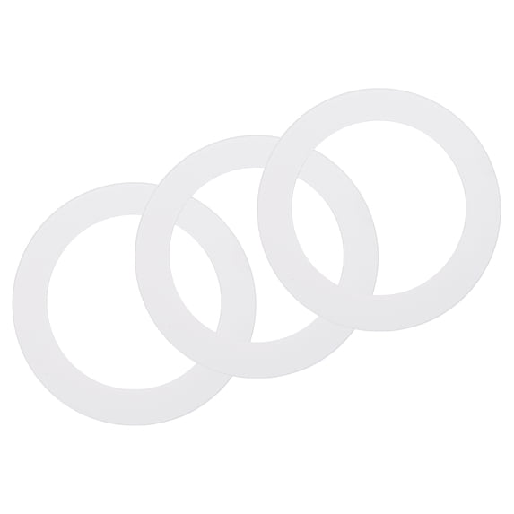 Uxcell 3Pack Goof Rings, 3.4" ID 4.7" OD Steel Flat Goof Trim Ring ...