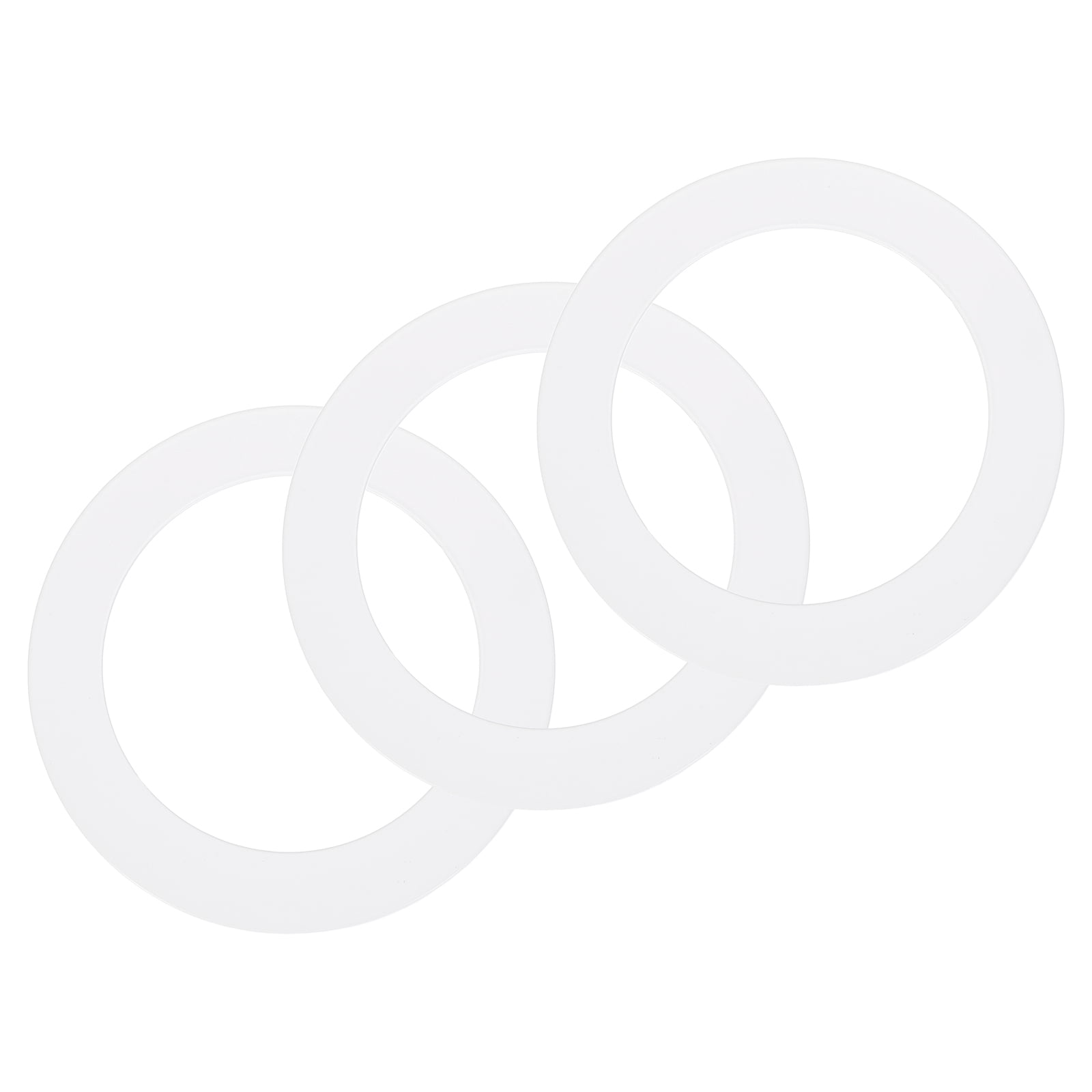 Uxcell 3Pack Goof Rings, 3.8" ID 5.3" OD Steel Flat Goof Trim Ring ...
