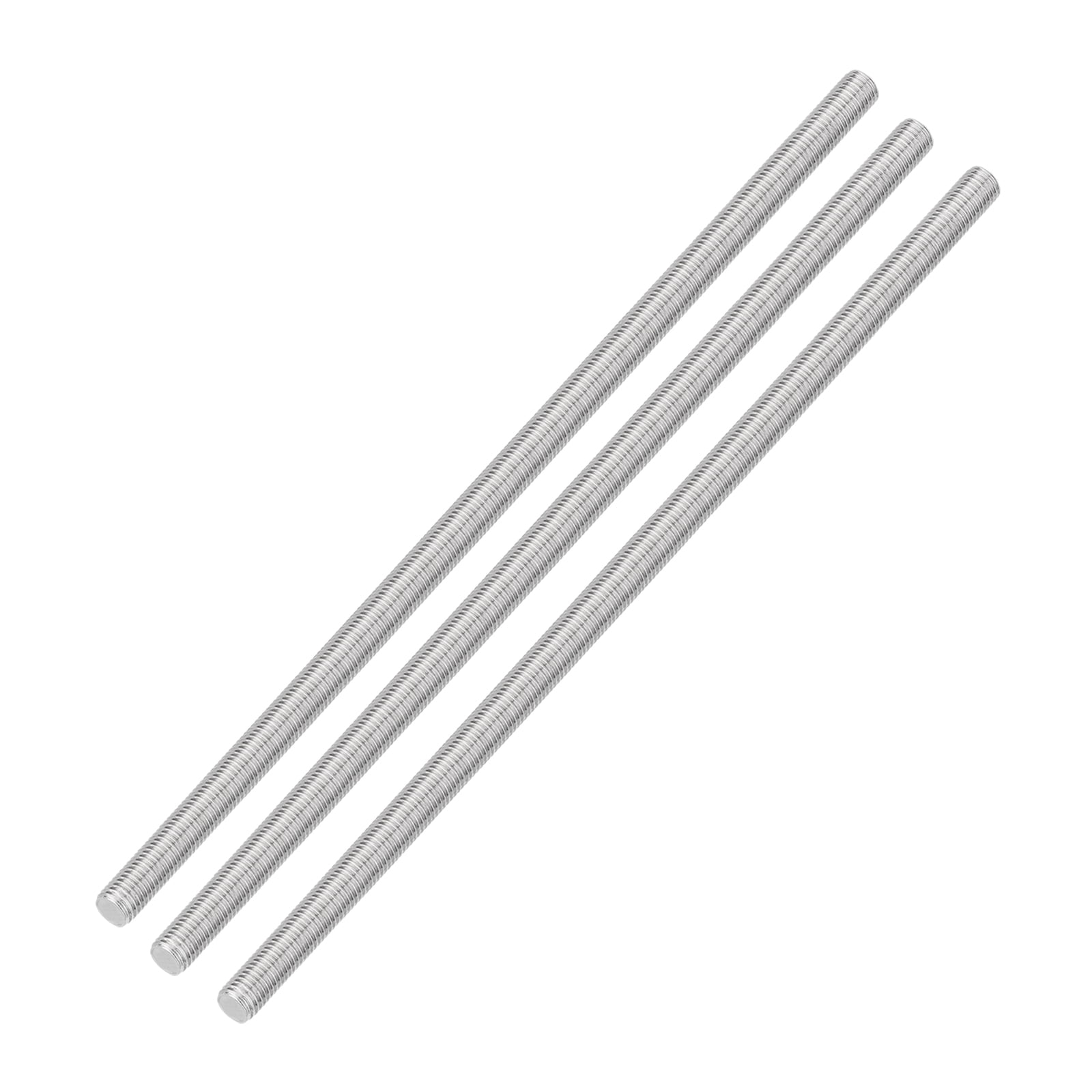 Uxcell 3Pack M12 x 350mm 1.75mm Pitch 304 Stainless Steel Fully ...