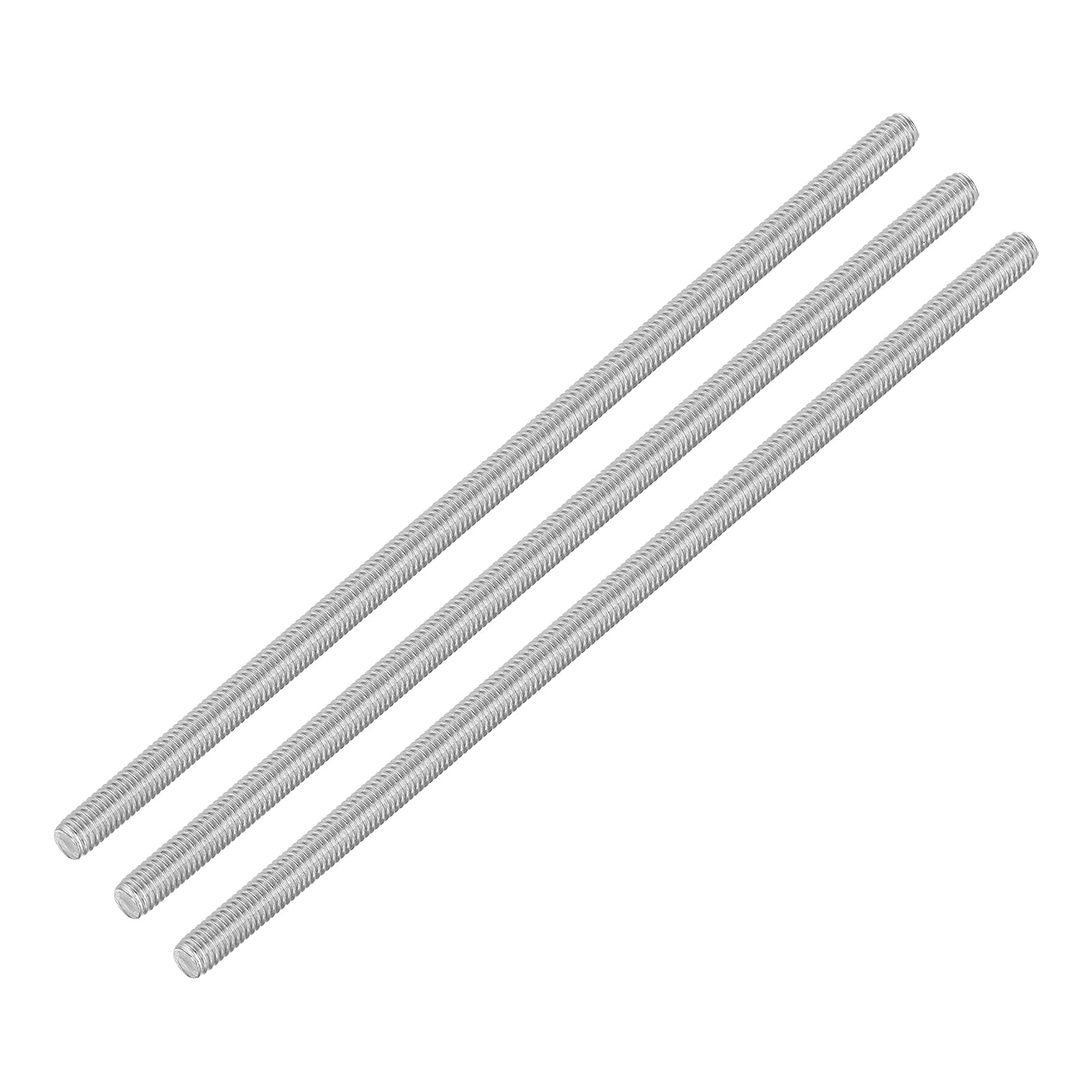 Uxcell 3Pack M6 x 170mm 1mm Pitch 304 Stainless Steel Fully Threaded ...