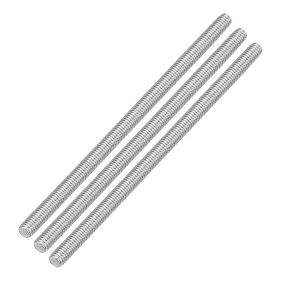 Uxcell 3Pack M8 x 160mm 1.25mm Pitch 304 Stainless Steel Fully Threaded ...