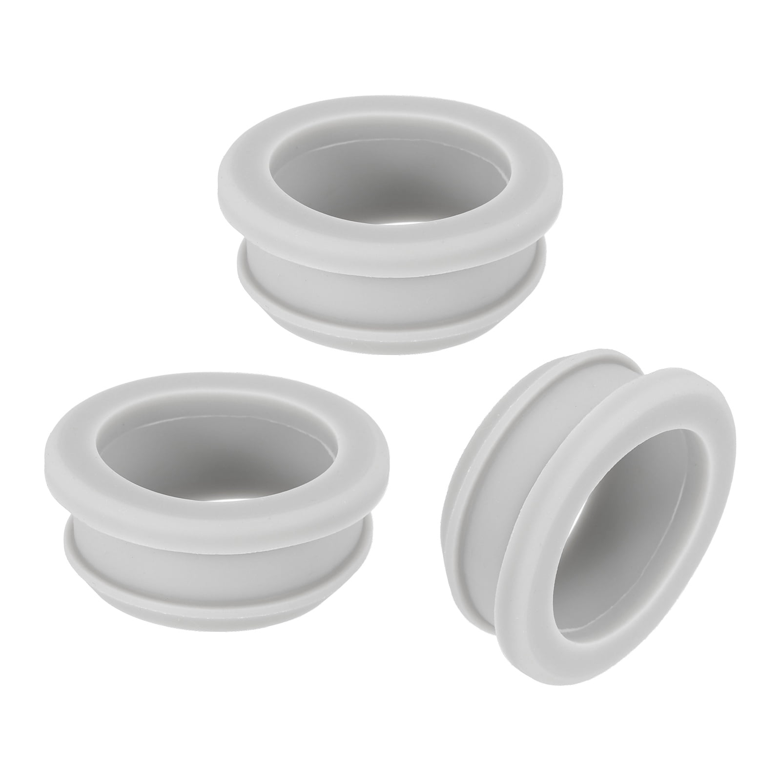 Uxcell 3Pack Rubber Grommets 36.6mm Drill Hole, 30.5mm ID Hole Top Hat ...