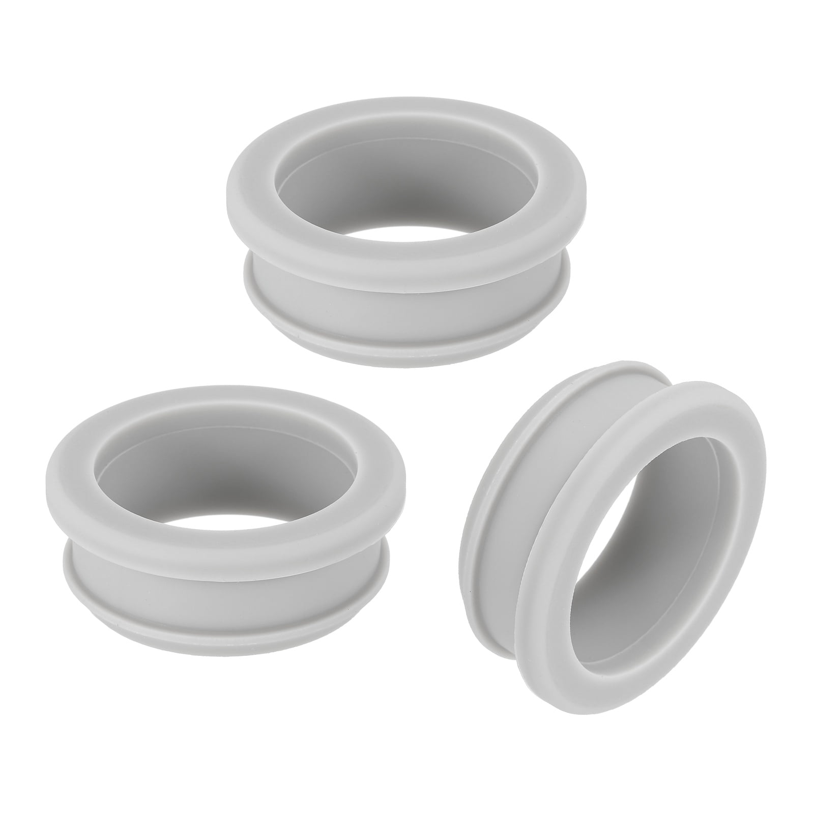 Uxcell 3Pack Rubber Grommets 38.6mm Drill Hole, 32.5mm ID Hole Top Hat ...