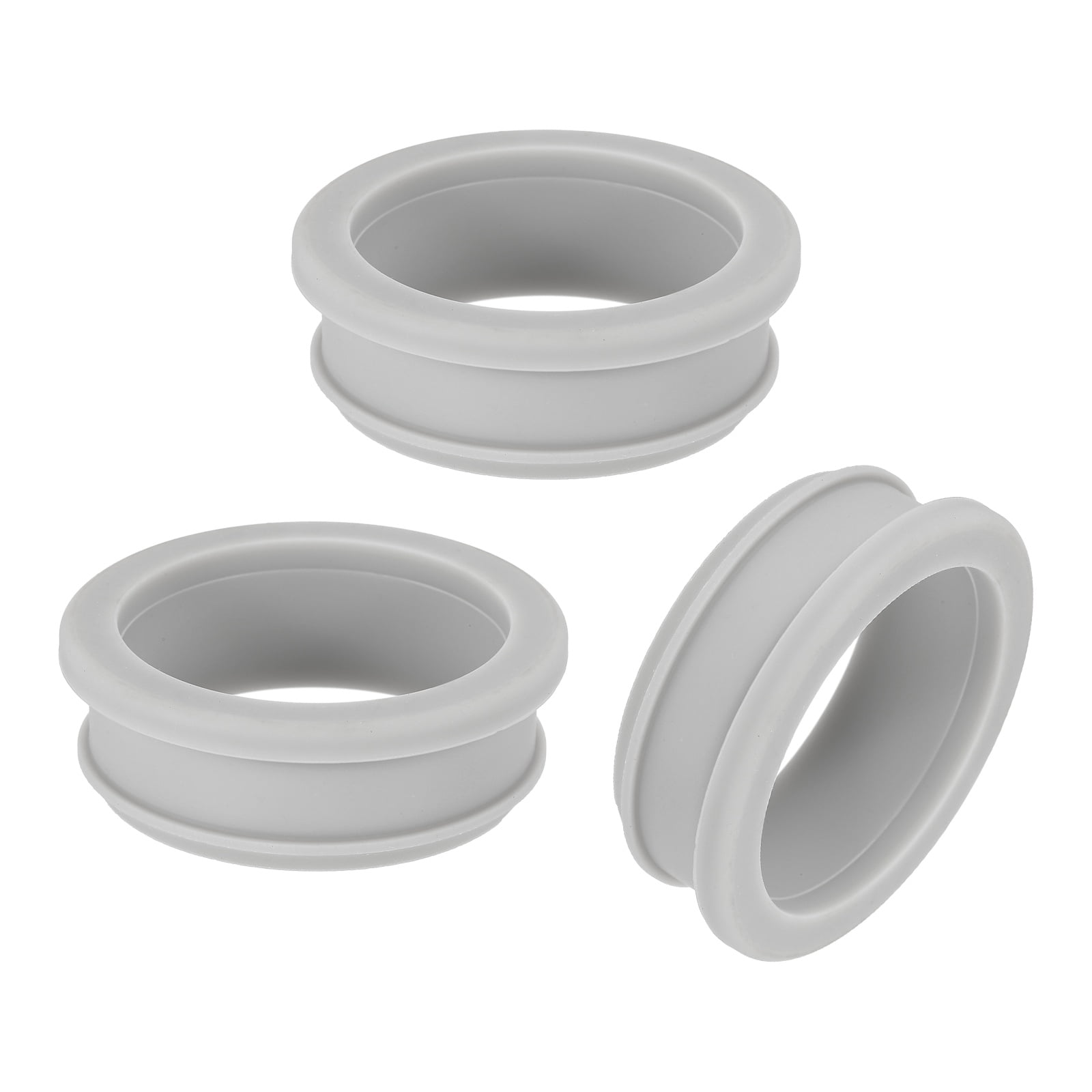 Uxcell 3Pack Rubber Grommets 48.6mm Drill Hole, 42.5mm ID Hole Top Hat ...