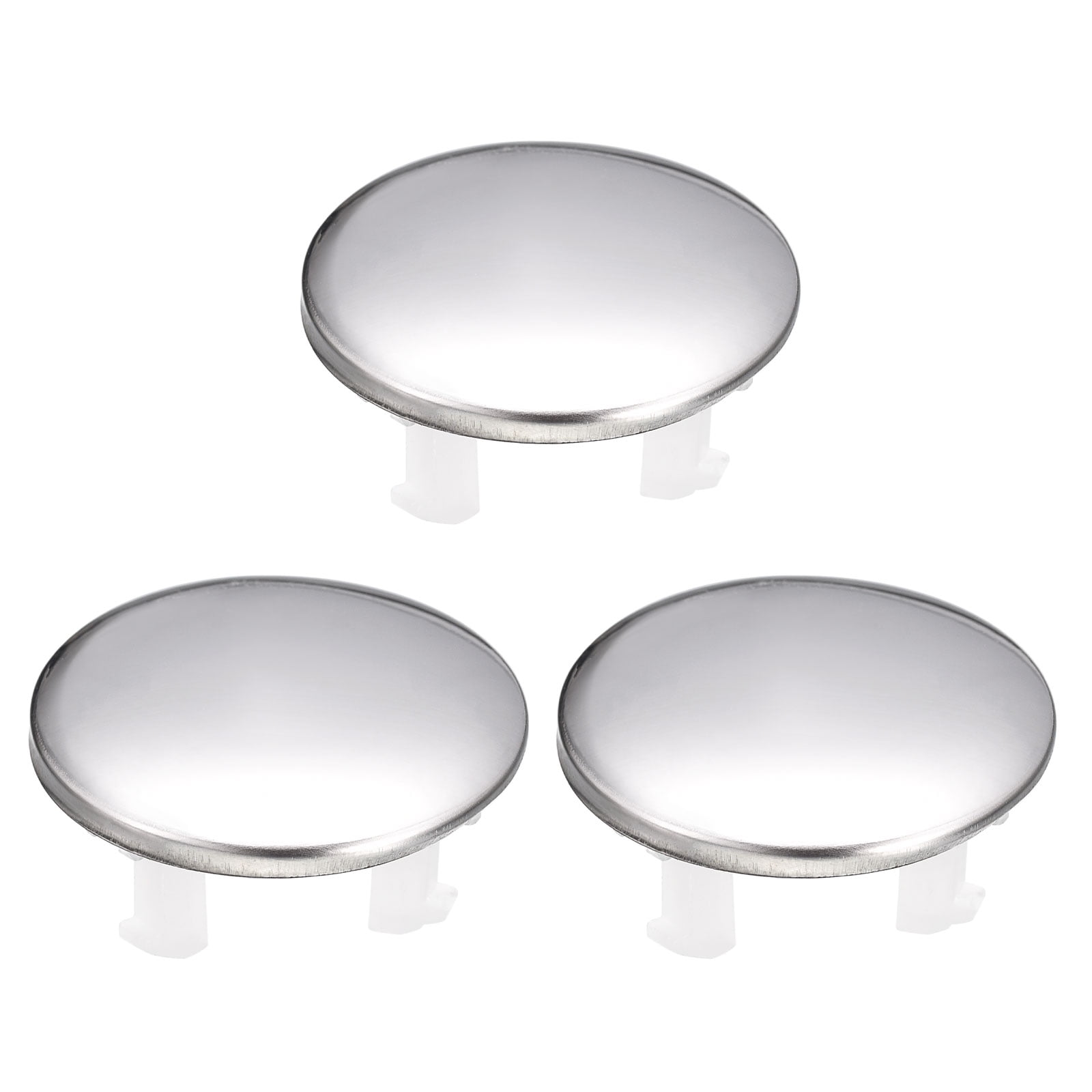 Uxcell 3Pack Sink Trim Overflow Cover Ring Single Layer Metal Hole ...