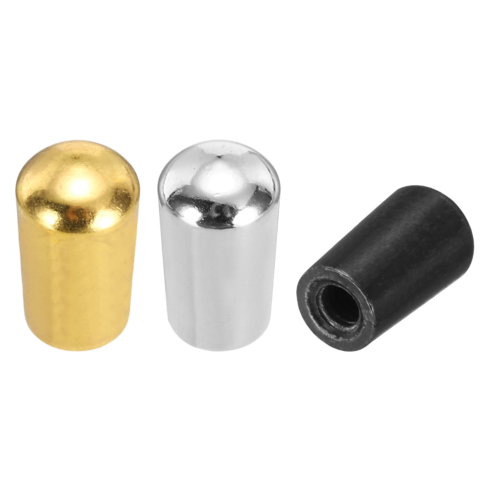 Uxcell 3Pcs 3 Way Guitar Toggle Switch Tip, M4 Brass Threaded Toggle ...