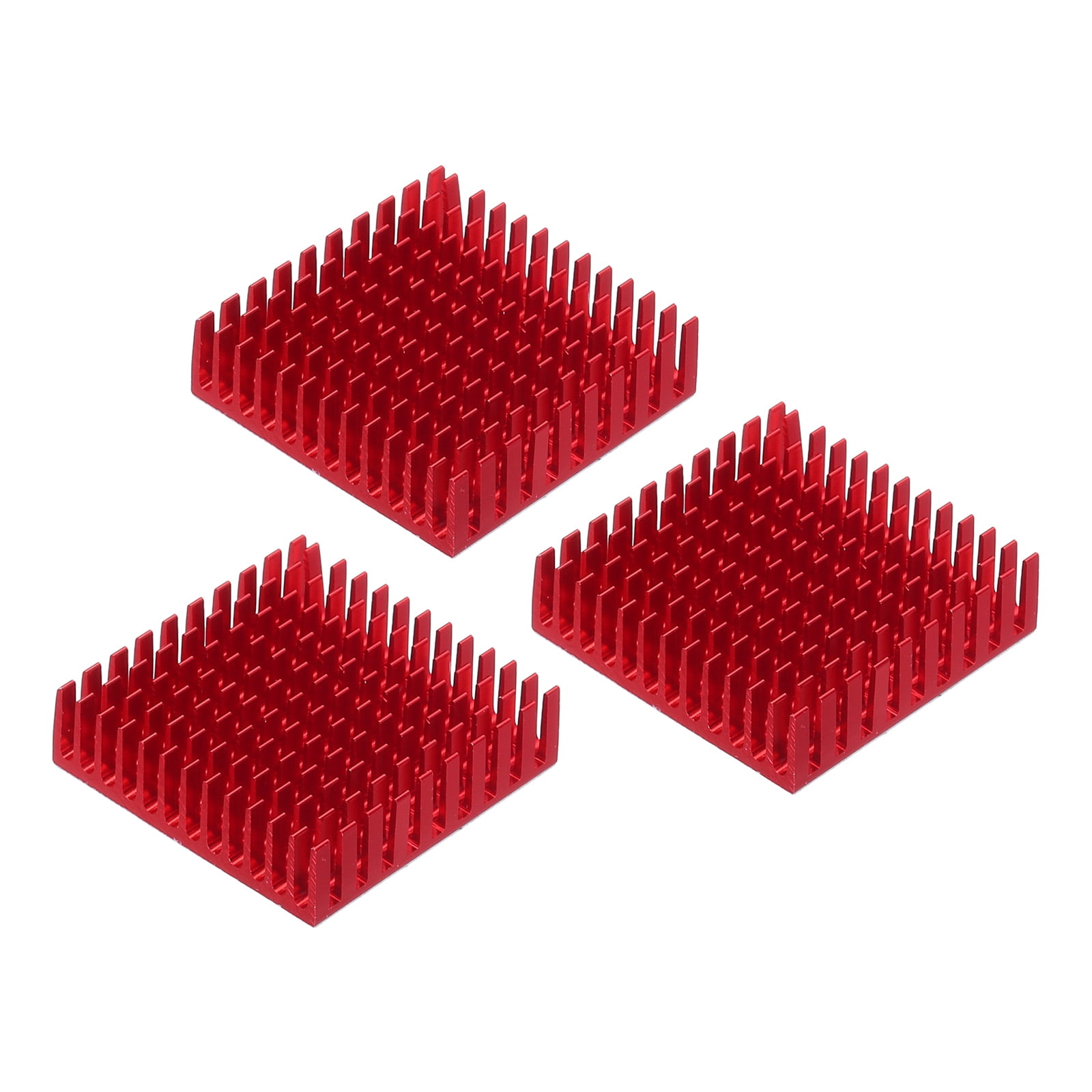 Uxcell 3Pcs 40x40x11mm Heatsink Aluminum Radiator With Thermal Blue ...