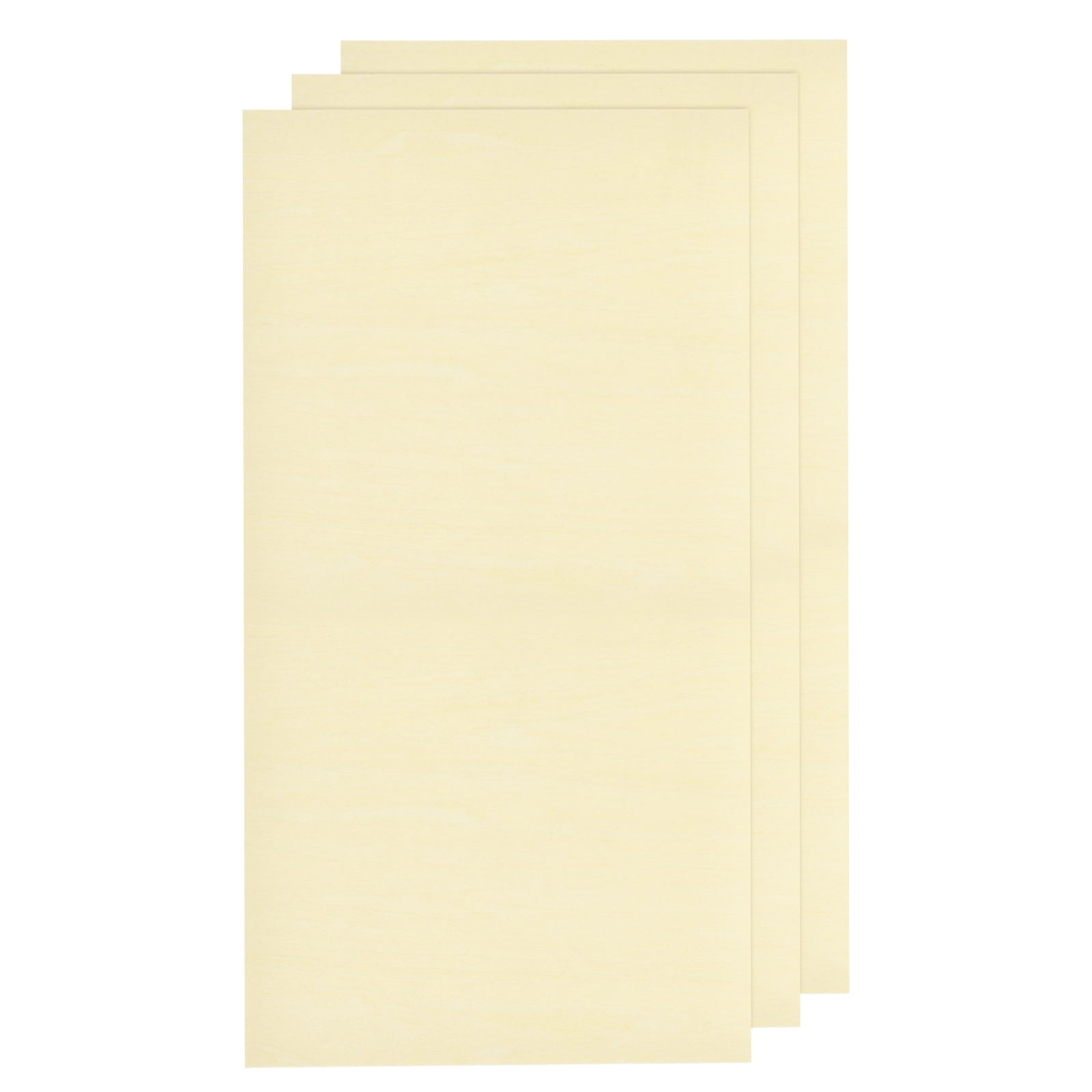 Uxcell 3Pcs Basswood Sheet 11.8 x 8.3 x 0.06 Inch Unfinished Wood ...