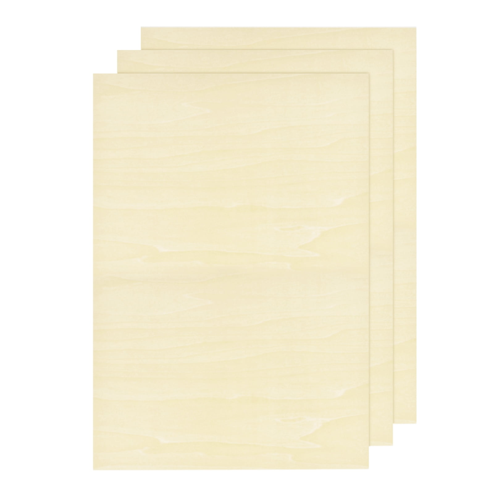 Uxcell 3Pcs Basswood Sheet 17.7 x 11.8 x 0.16 Inch Unfinished Wood ...