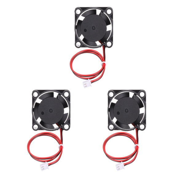 Uxcell 3Pcs DC 5V 2510 3D Printer Cooling Fan, Mini Brushless Fan with ...