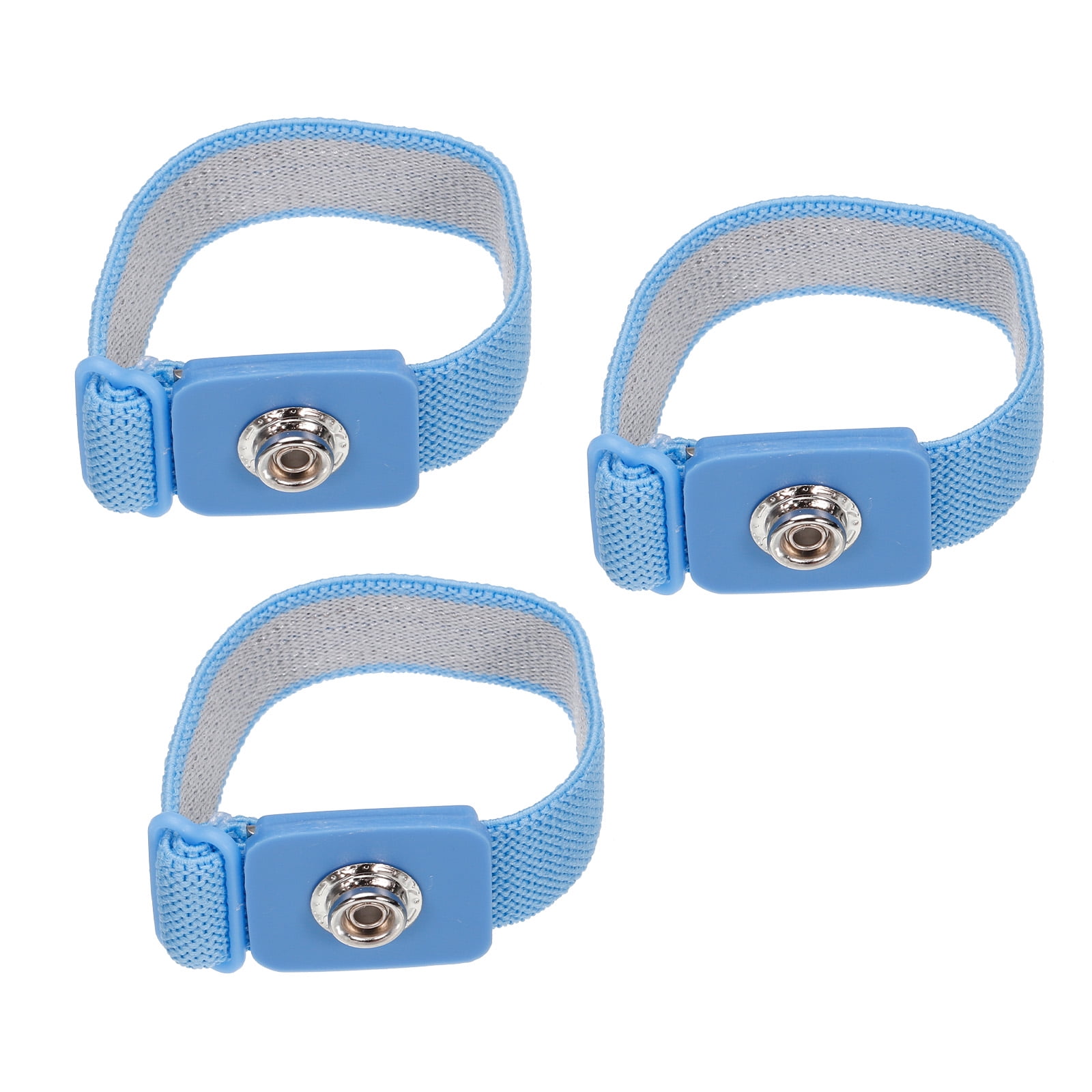 Uxcell 3Pcs ESD Anti Static Wrist Strap, 3.5 Inch Buckle Adjustable ...