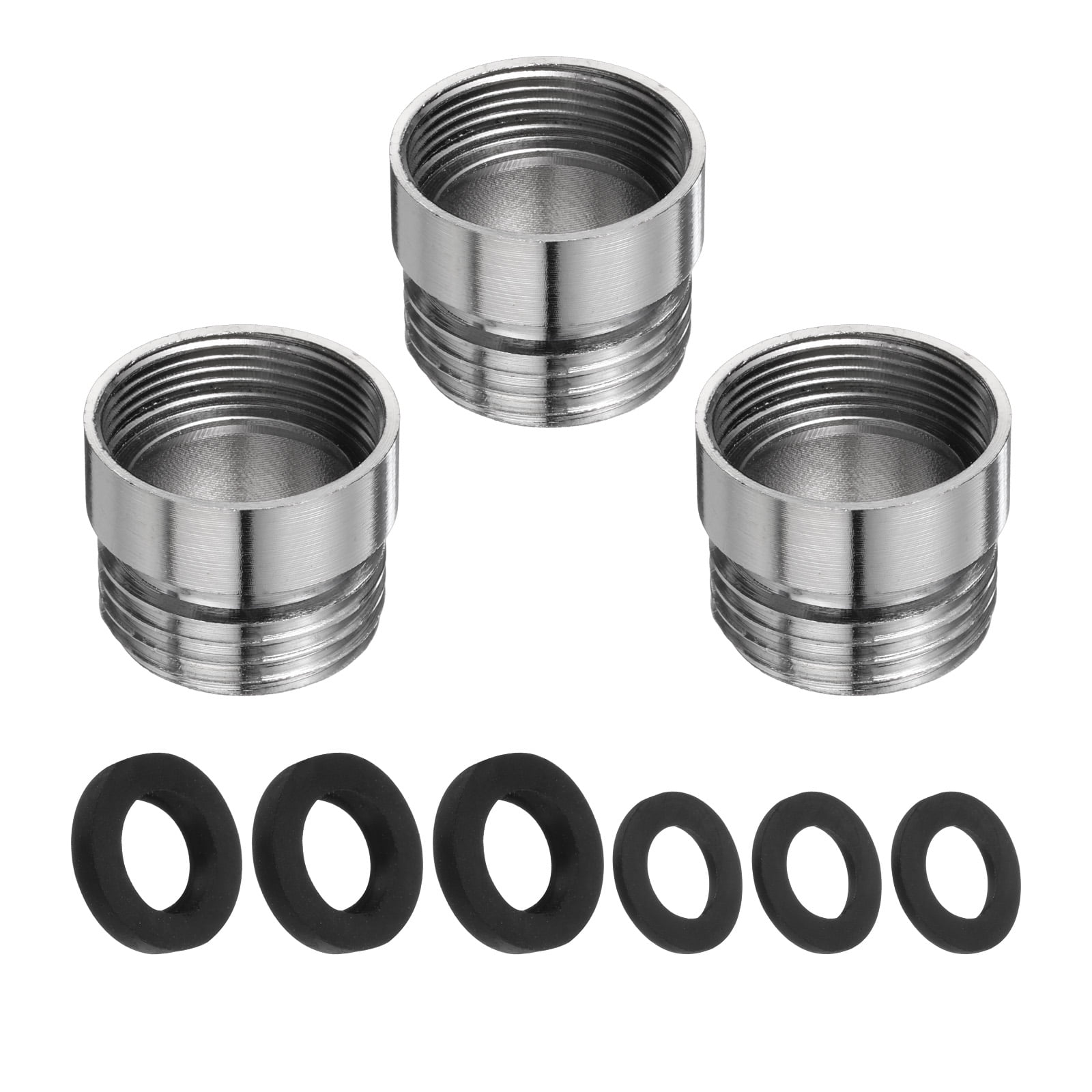 Uxcell 3Pcs Faucet Adapter Kit, Male M20mm to Female M19mm Kitchen Sink ...