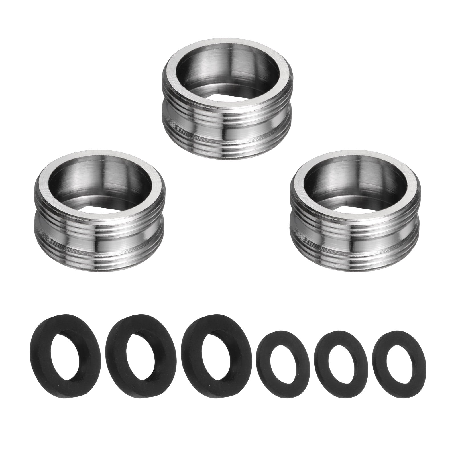 Uxcell 3Pcs Faucet Adapter Kit, Male M21.5mm to Male M21.5mm Kitchen ...