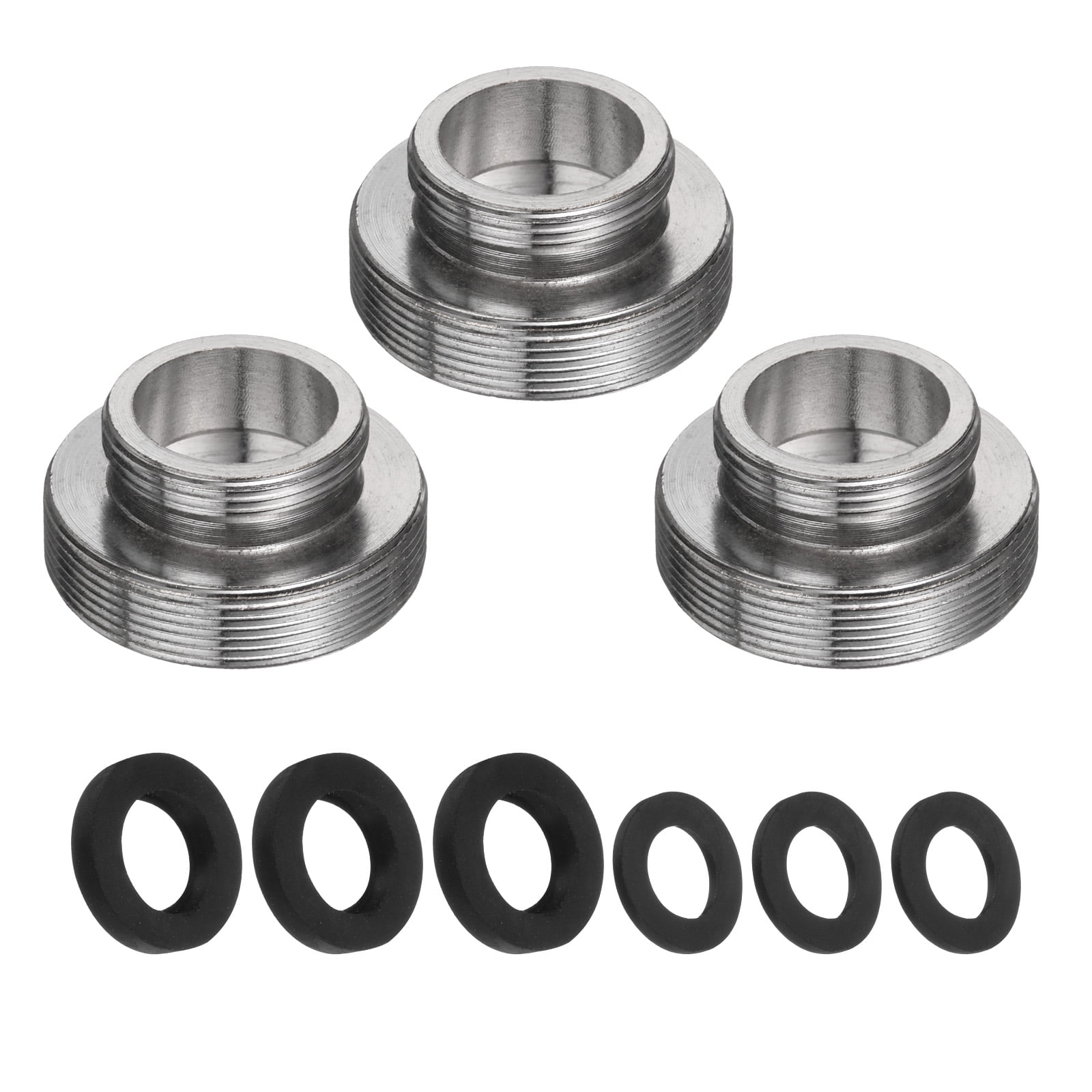 Uxcell 3Pcs Faucet Adapter Kit, Male M21.5mm to Male M32mm Kitchen Sink ...
