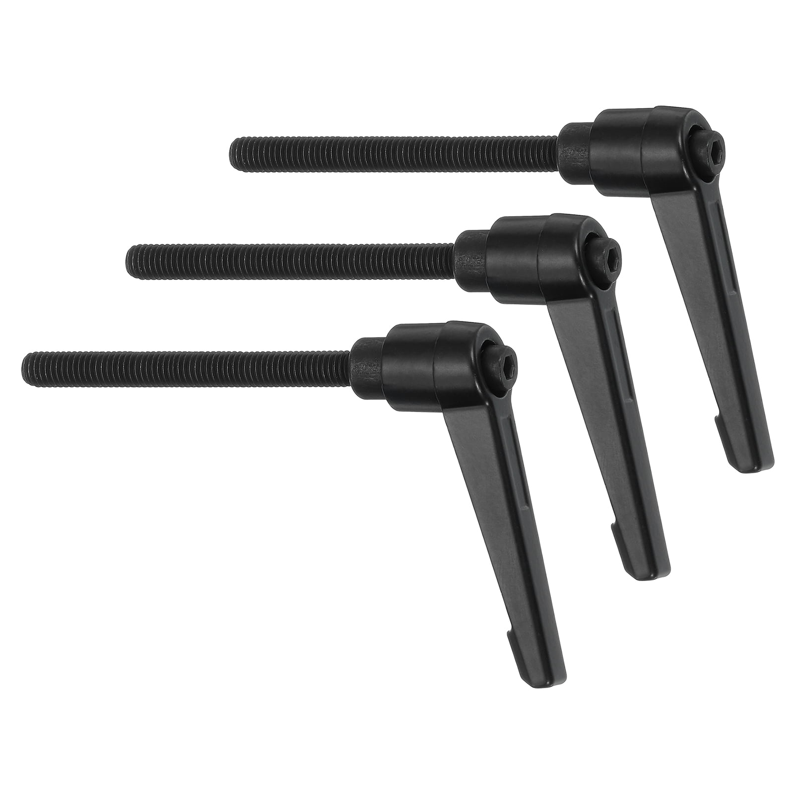 Uxcell 3Pcs M6 x 60mm Adjustable Knobs Handle Male Thread Push Button ...