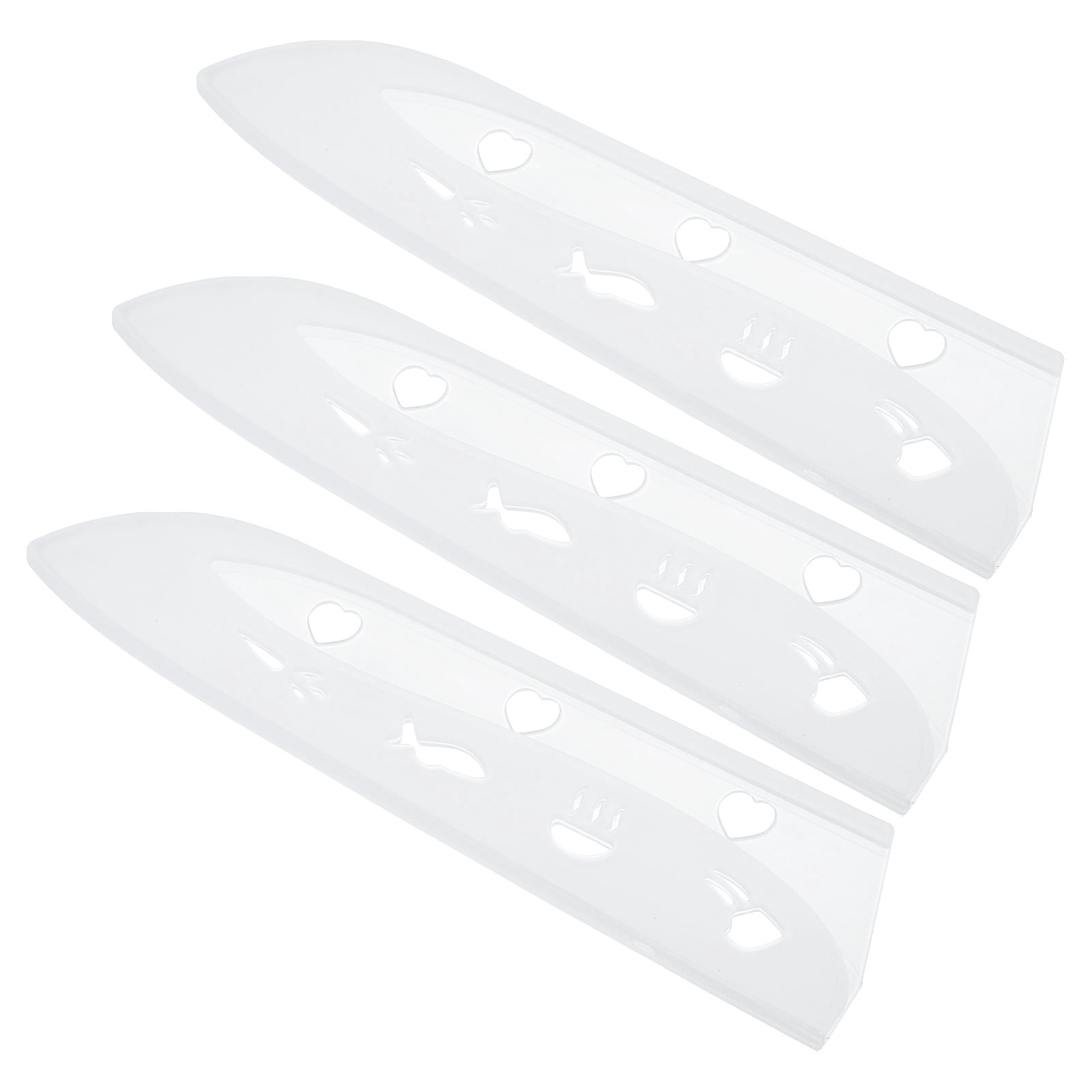 Uxcell Plastic Safety Knife Cover Sleeves for Chef Knife, Knife Guard ...
