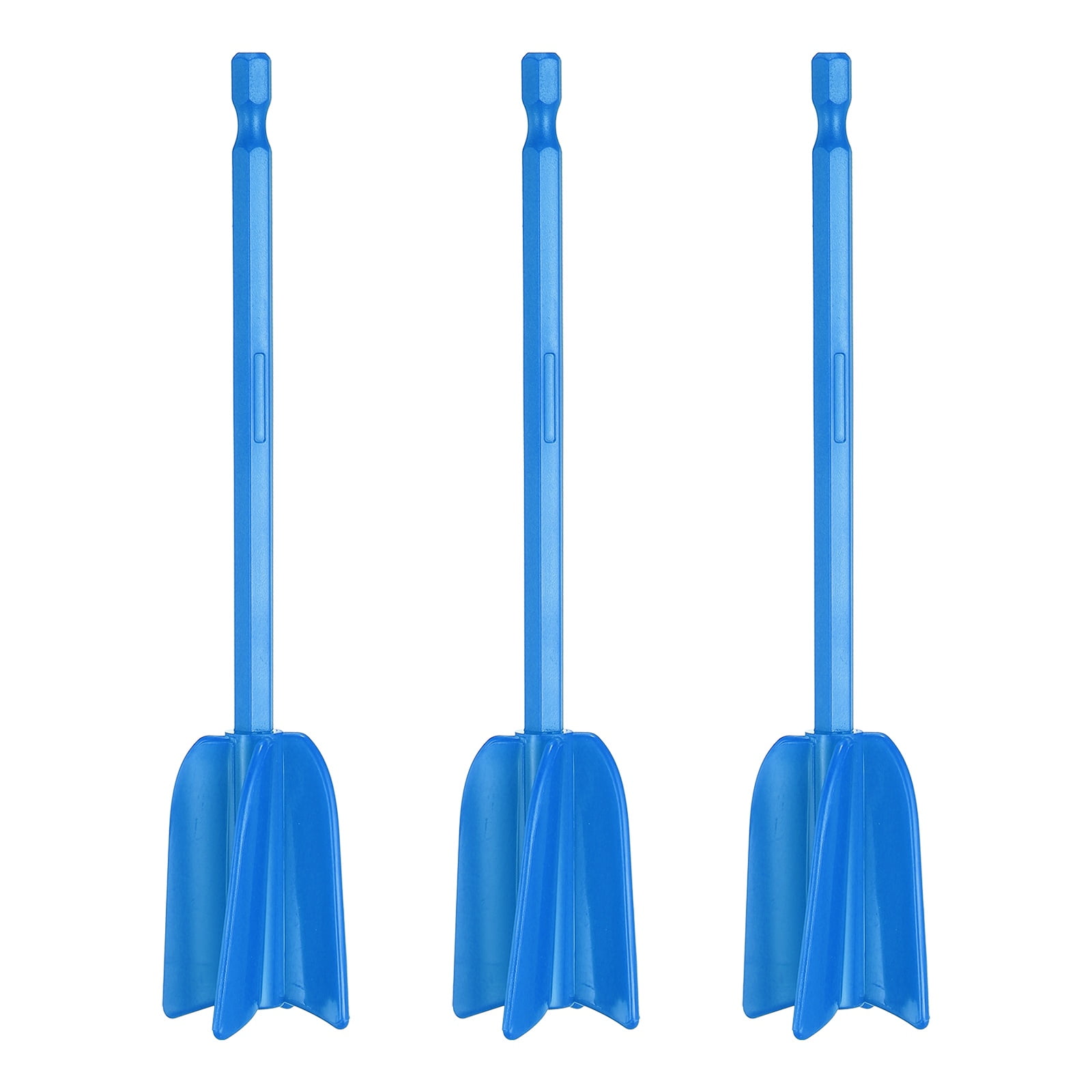 Uxcell 3Pcs Silicone Resin Mixer Paddles, 6.5" ABS Plastic Paint ...