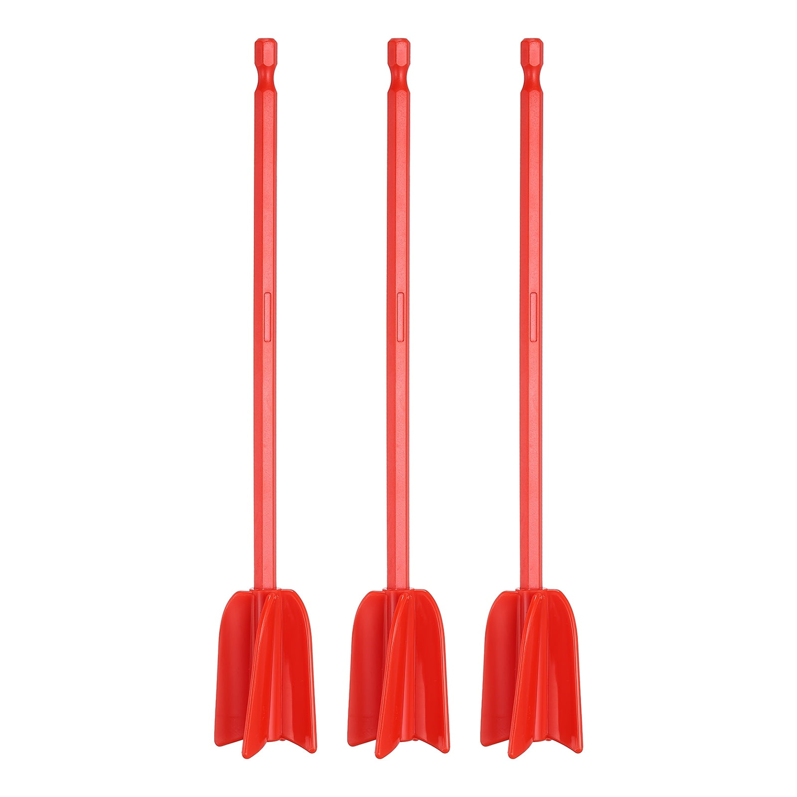 Uxcell 3Pcs Silicone Resin Mixer Paddles, 8.7" ABS Plastic Paint ...