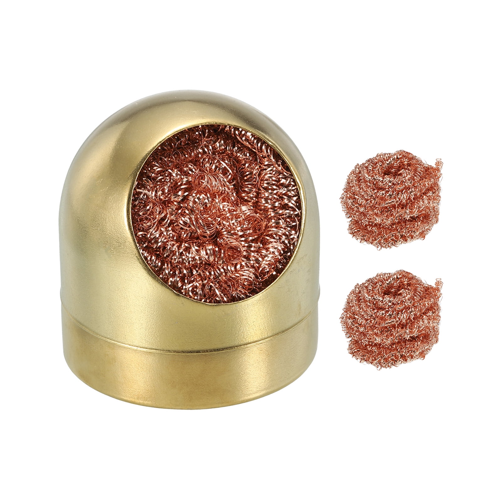 Uxcell 3Pcs Solder Tip Iron Cleaner 15g Solder Tip Cleaning Brass Tip ...