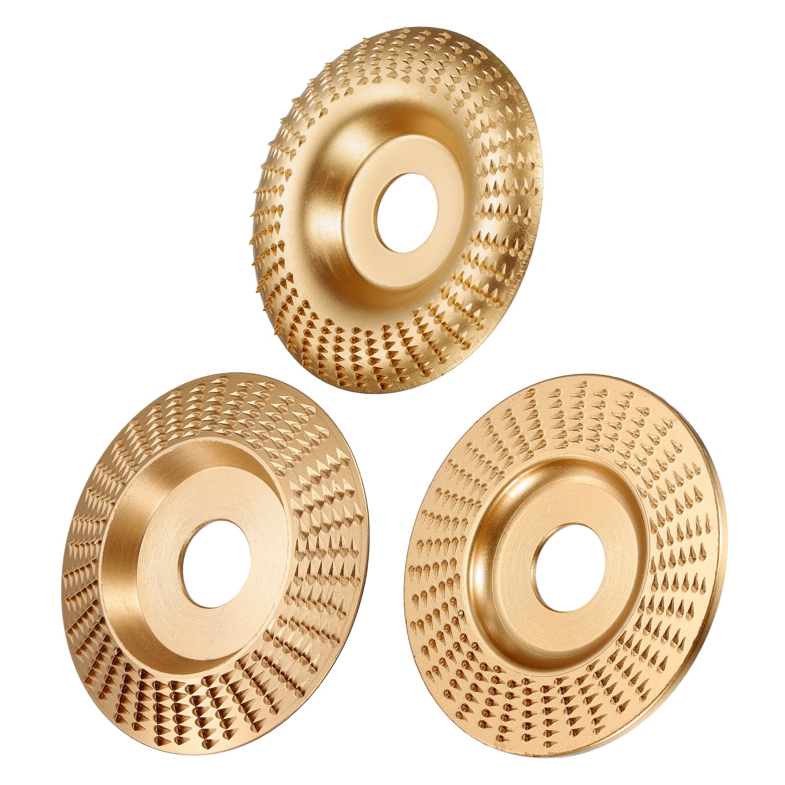 Uxcell 3Pcs Wood Carving Disk Set 4" Shaping Carving Sanding Cutting ...