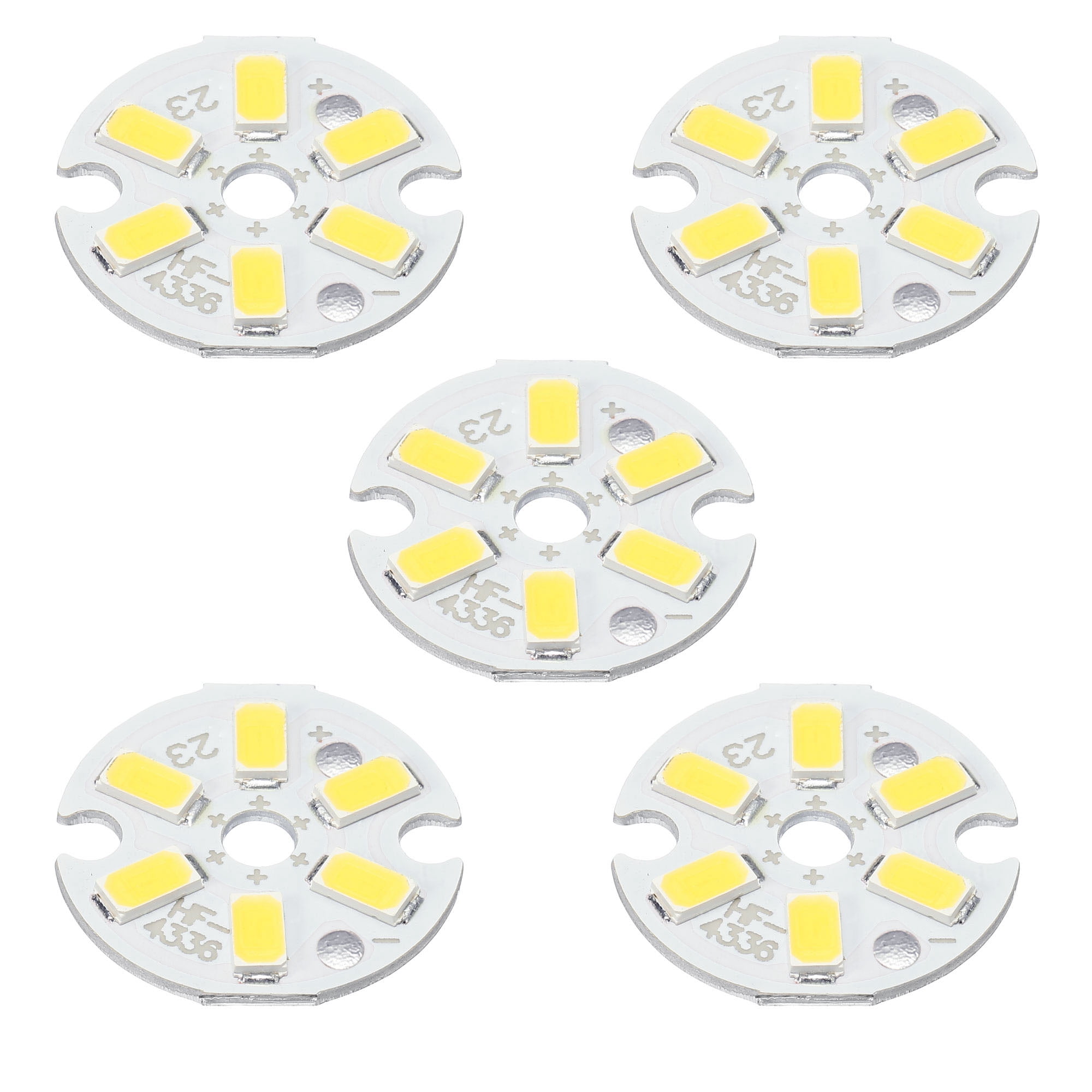 Uxcell 3W 120lm 4000-4500K 23mm 9-11VDC COB LED Light Chip Beads Energy ...