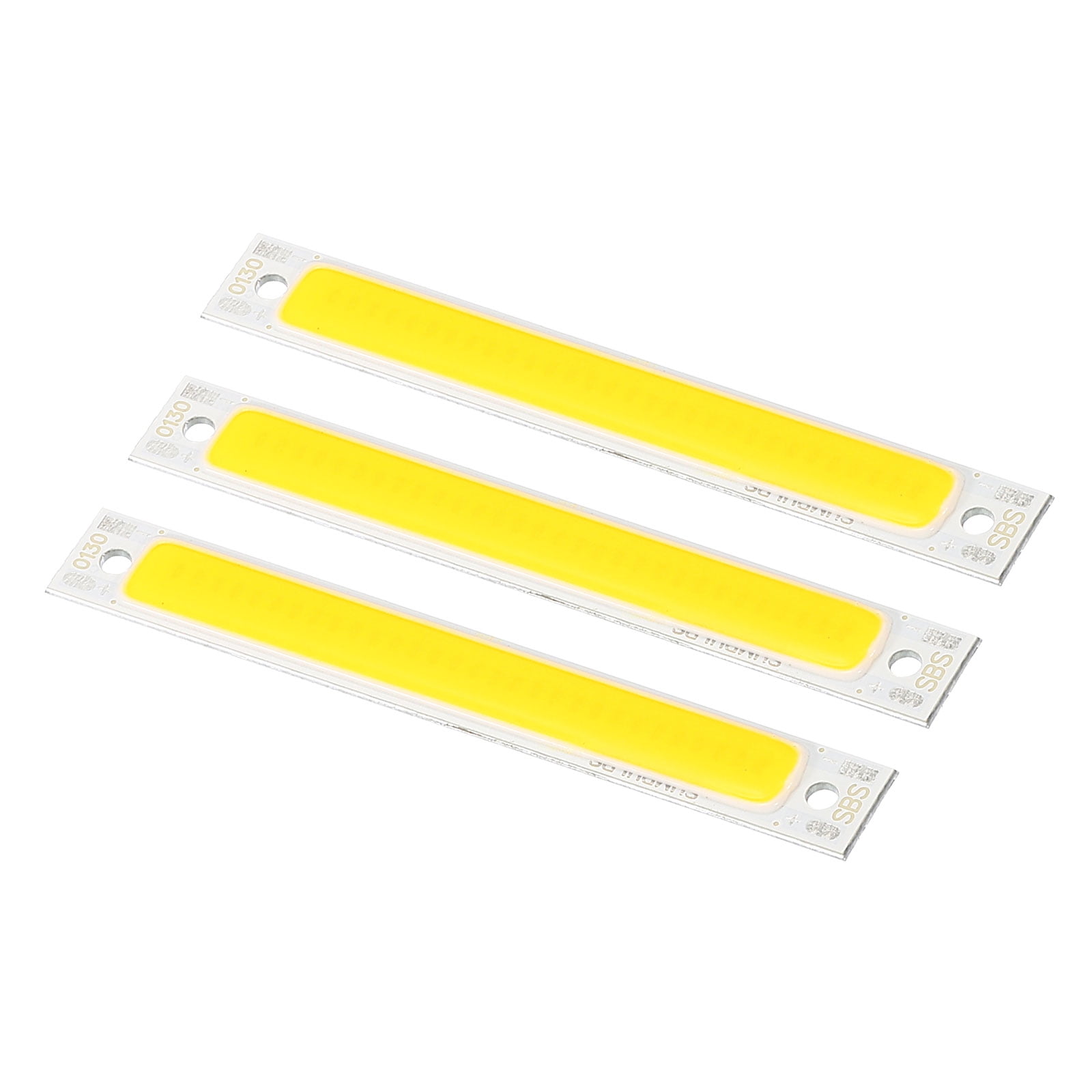 Uxcell 3W DC 3 3.7V LED Chip Bulb,Aluminum COB Lamps Bulb Warm White ...