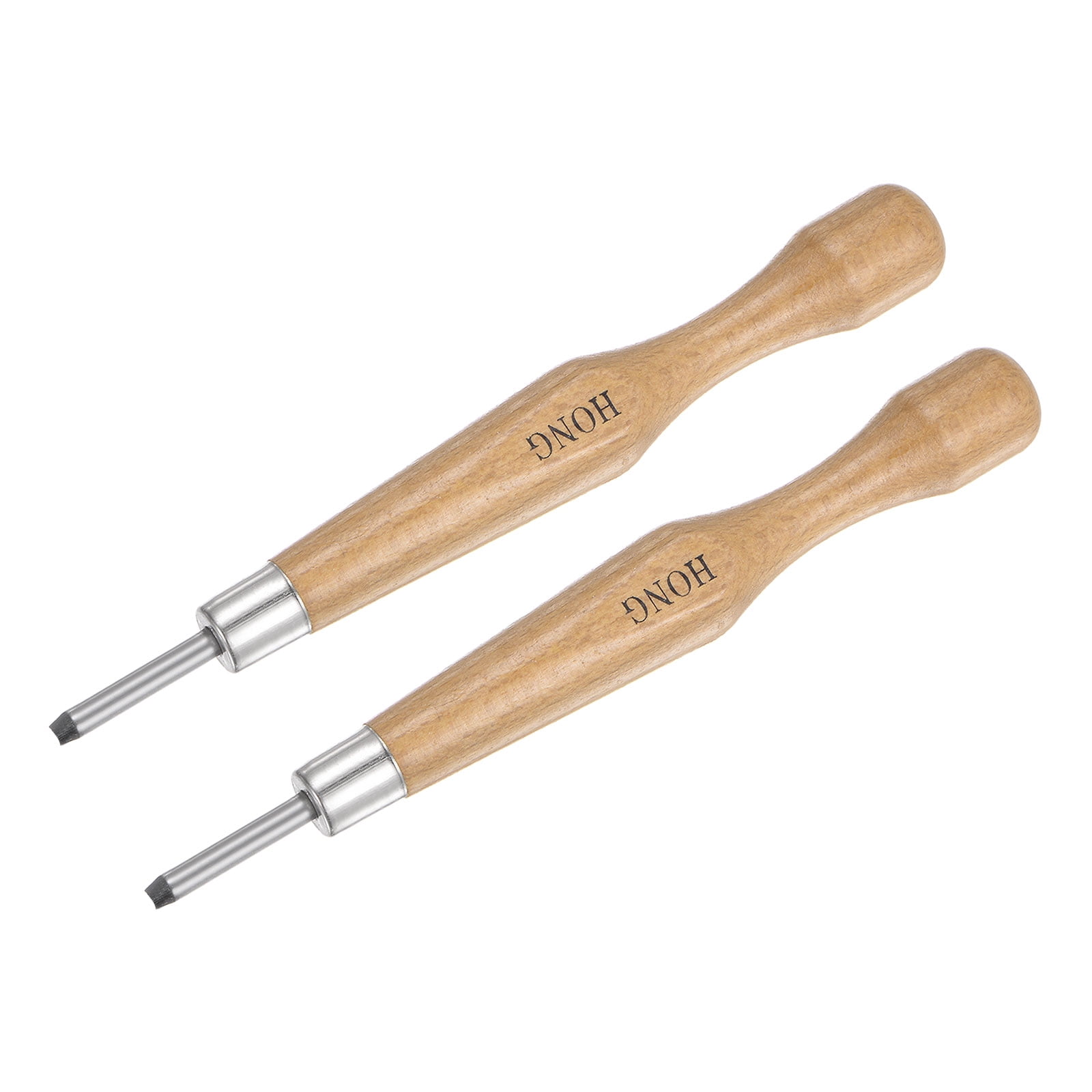 Uxcell 3mm 50# Carbon Steel Small Wood Handle Craft Carving Knife Tool ...