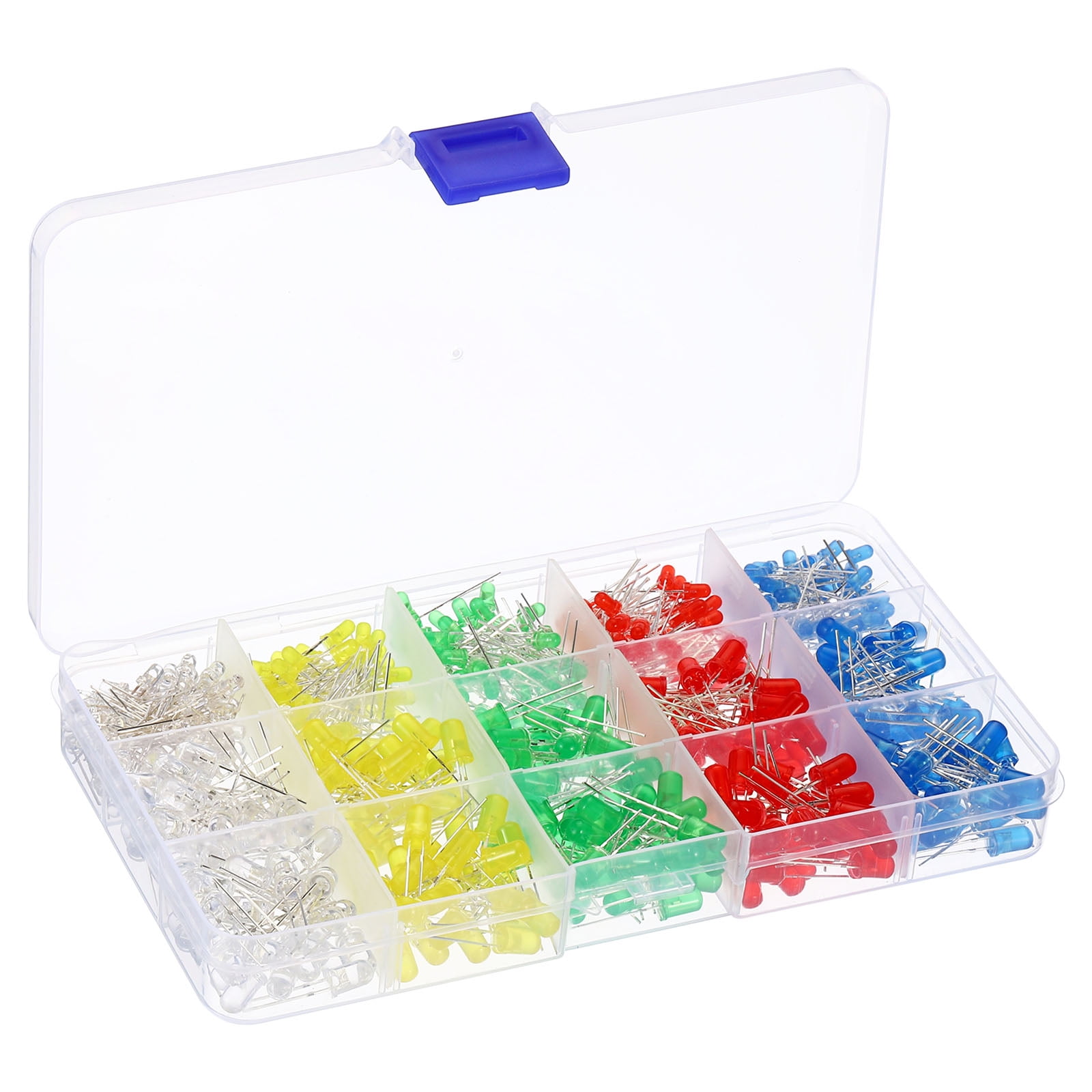 Uxcell 3mm, 5mm Light Emitting Diodes, LED Diodes, 5 Colors, 500Pack ...