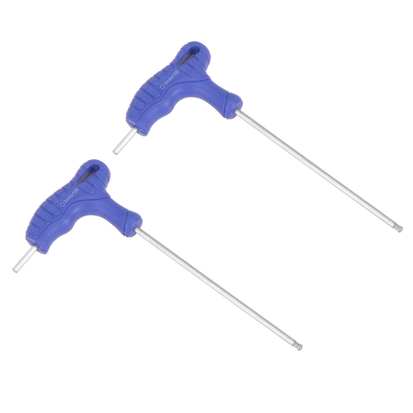 Uxcell 3mm Ball End Hex T-Handle Wrench Spanner, Metric CR-V Steel 2 ...