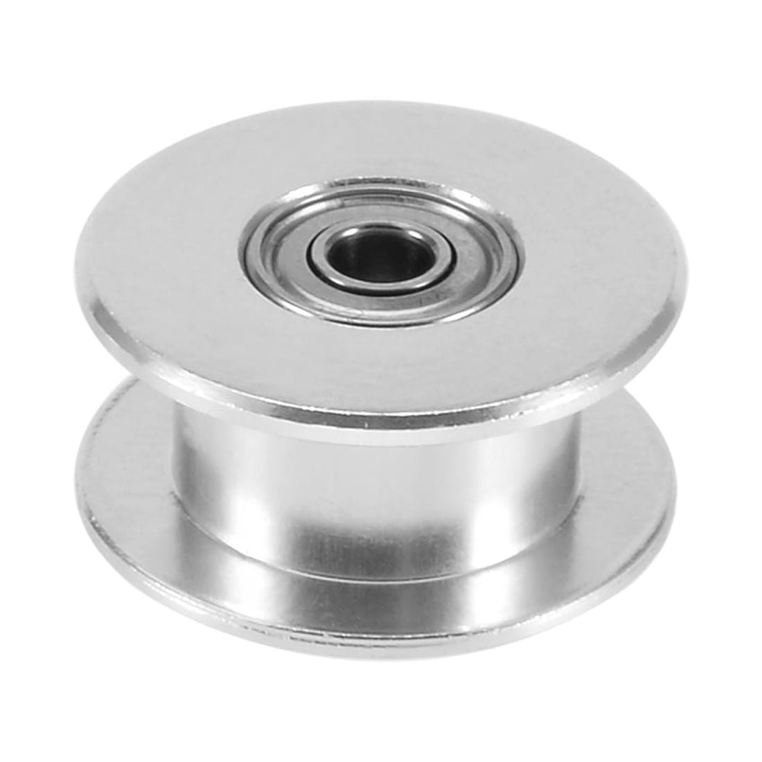 Uxcell 3mm Bore Toothless Timing Belt Pulley with Ball Bearing ...