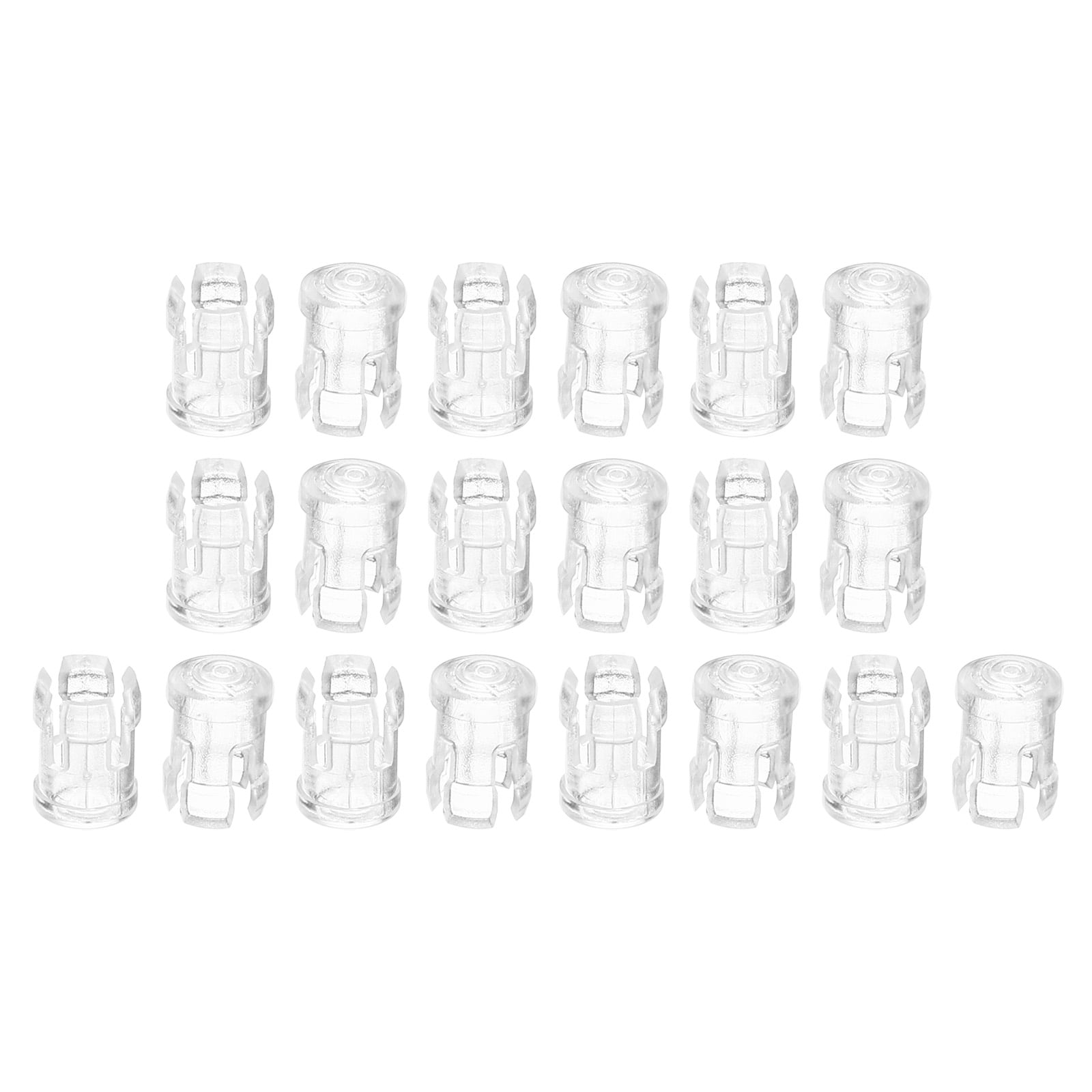 Uxcell 3mm Clear Light Emitting Diode Holder Clip, LED Lamp Socket Bulb ...