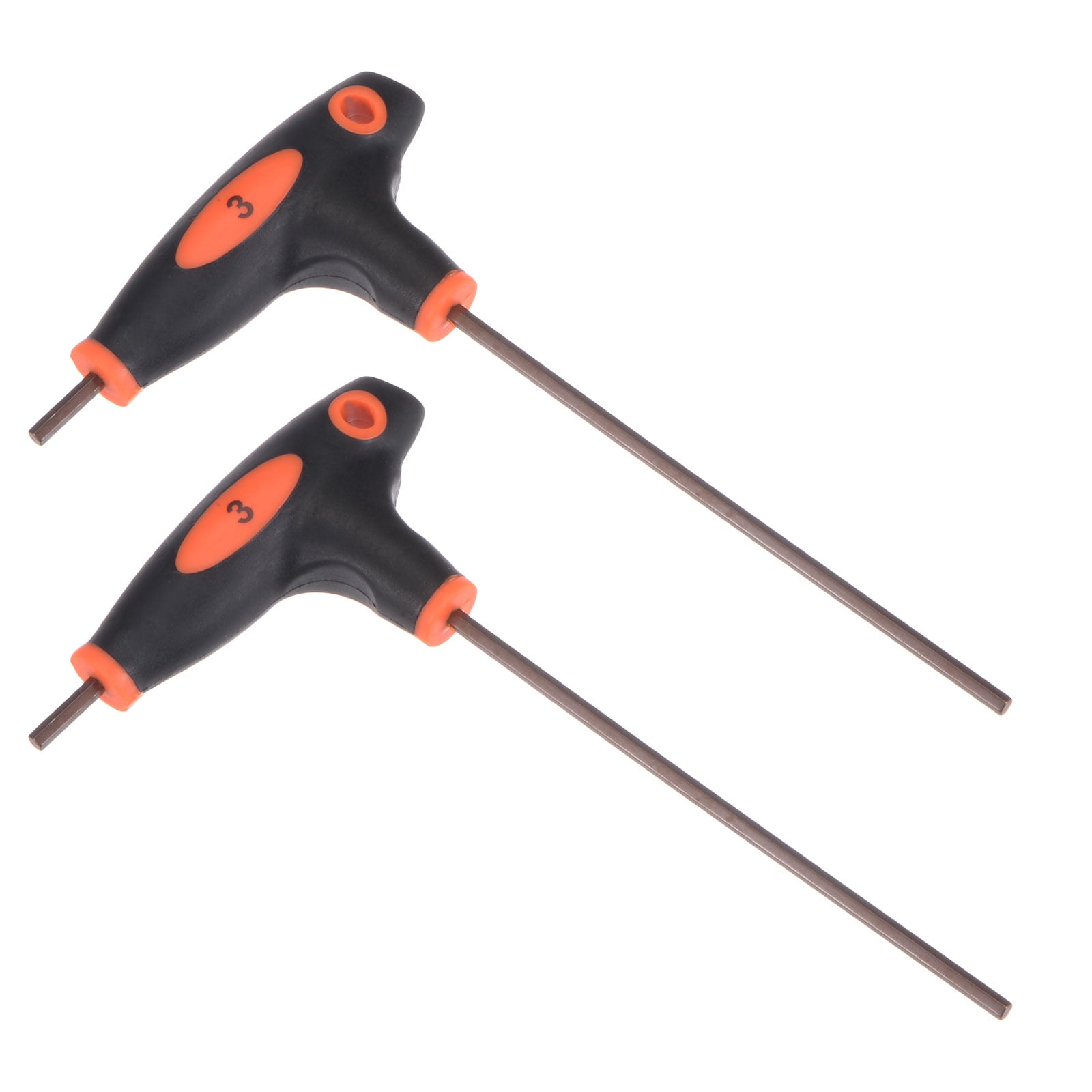 Uxcell 3mm Hex T-Handle Dual End Wrench Spanner, Metric S2 Steel 2 Pack ...
