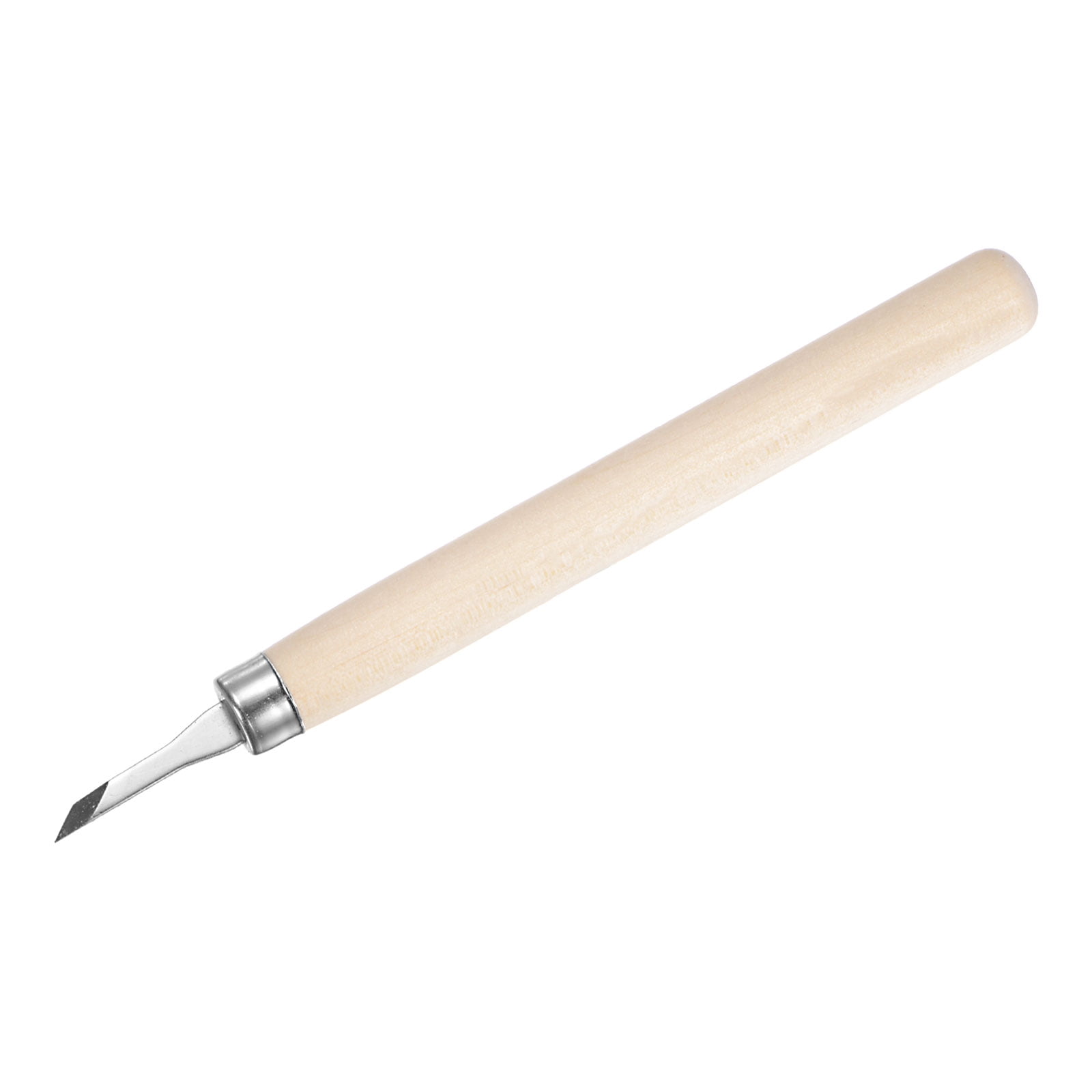 Uxcell 3mm High Speed Steel Small Right Diagonal Tips Birch Handle Wood ...
