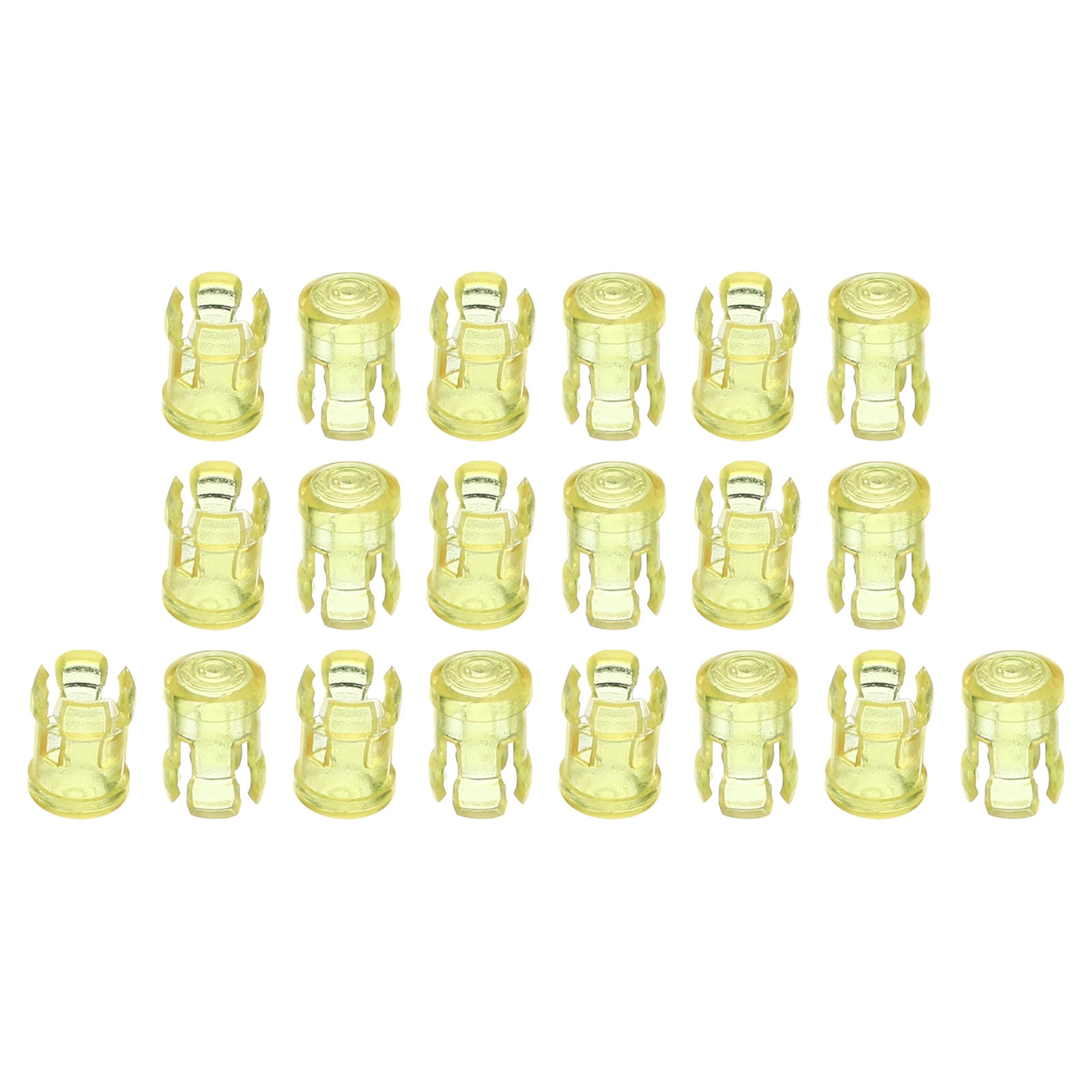 Uxcell 3mm LED Lamp Socket Light Emitting Diode Holder Cap, 20 Pack ...