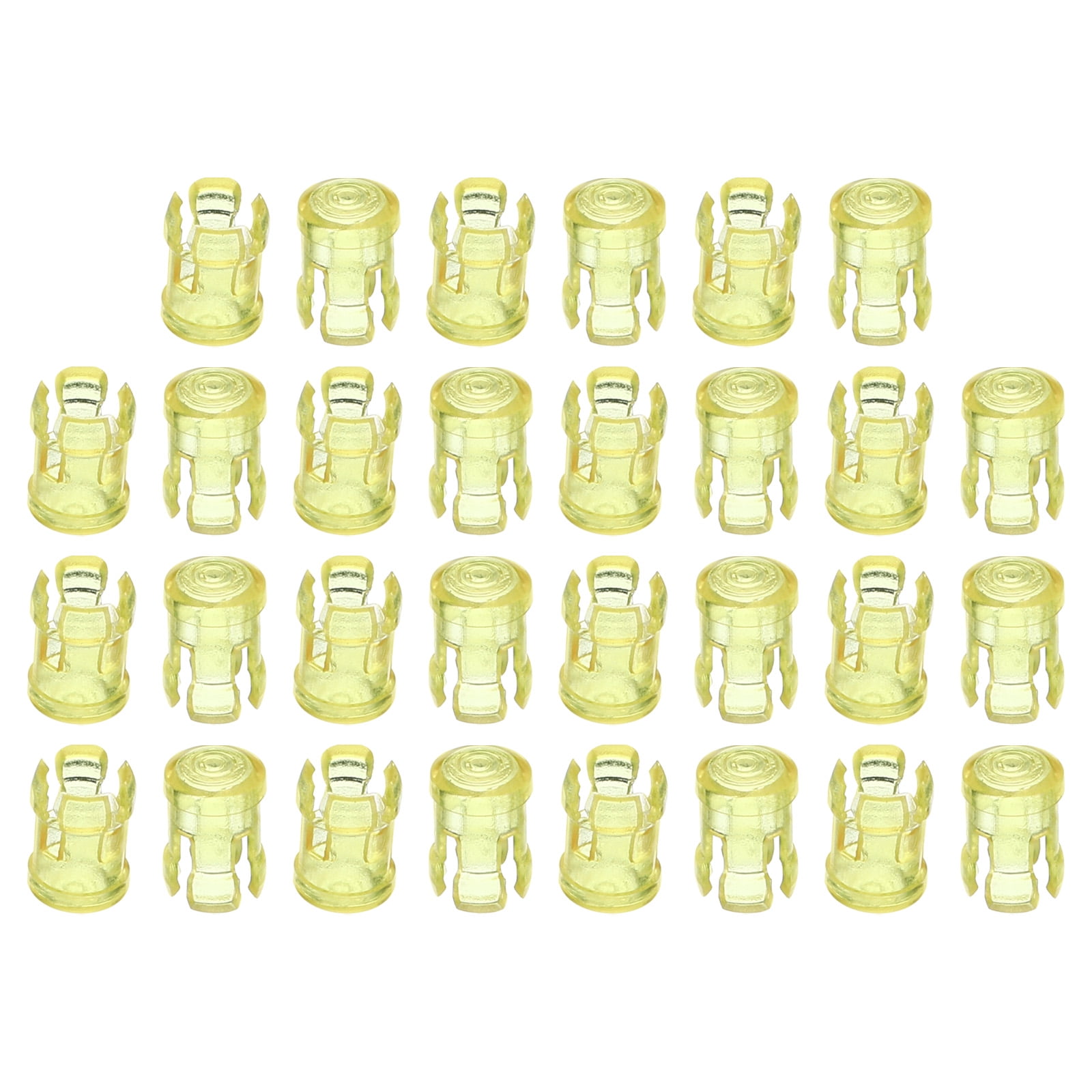 Uxcell 3mm LED Lamp Socket Light Emitting Diode Holder Cap, 30 Pack ...