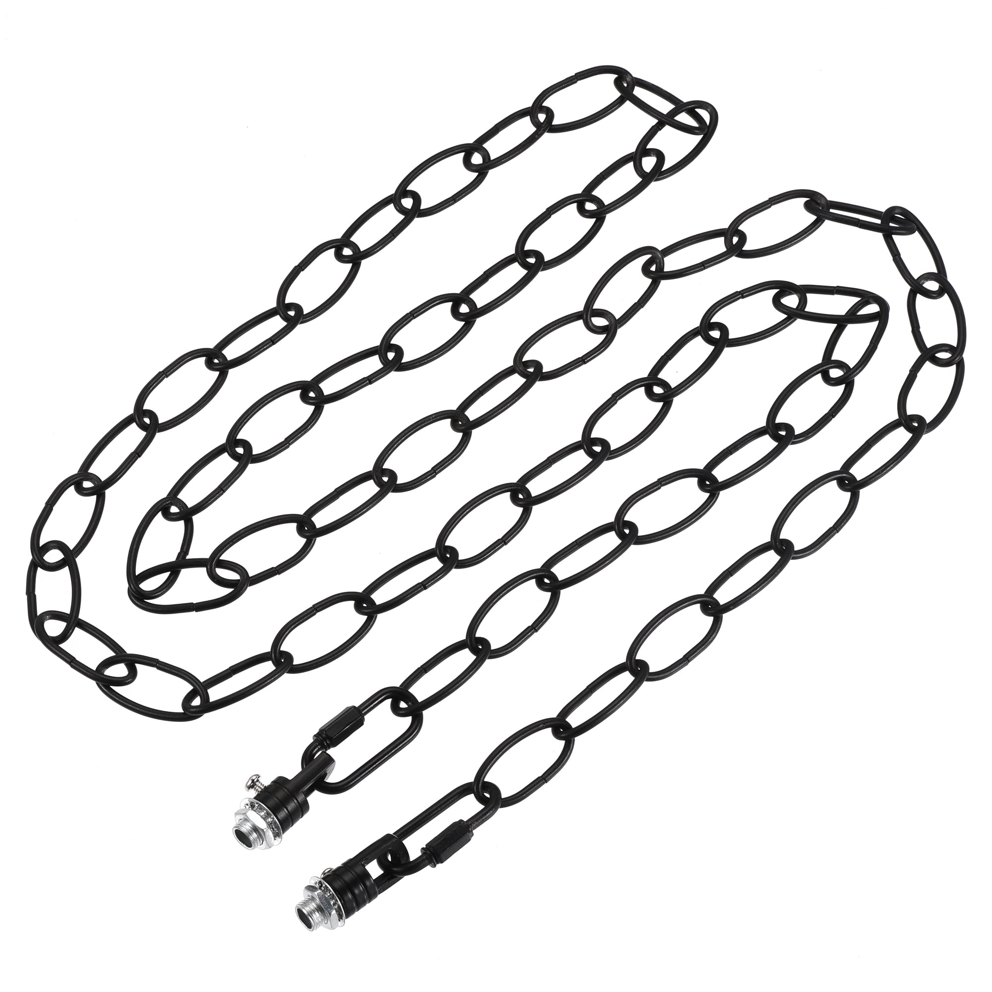 Uxcell 3mm Thick 1.83m Long Hook Loops Connectors Pendant Light Fixture ...