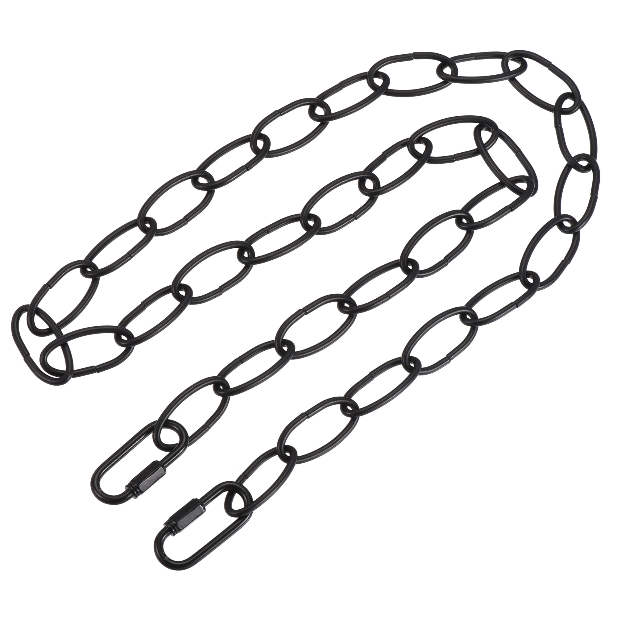 Uxcell 3mm Thick 1m Long Chain Connectors Pendant Light Fixture Chains ...