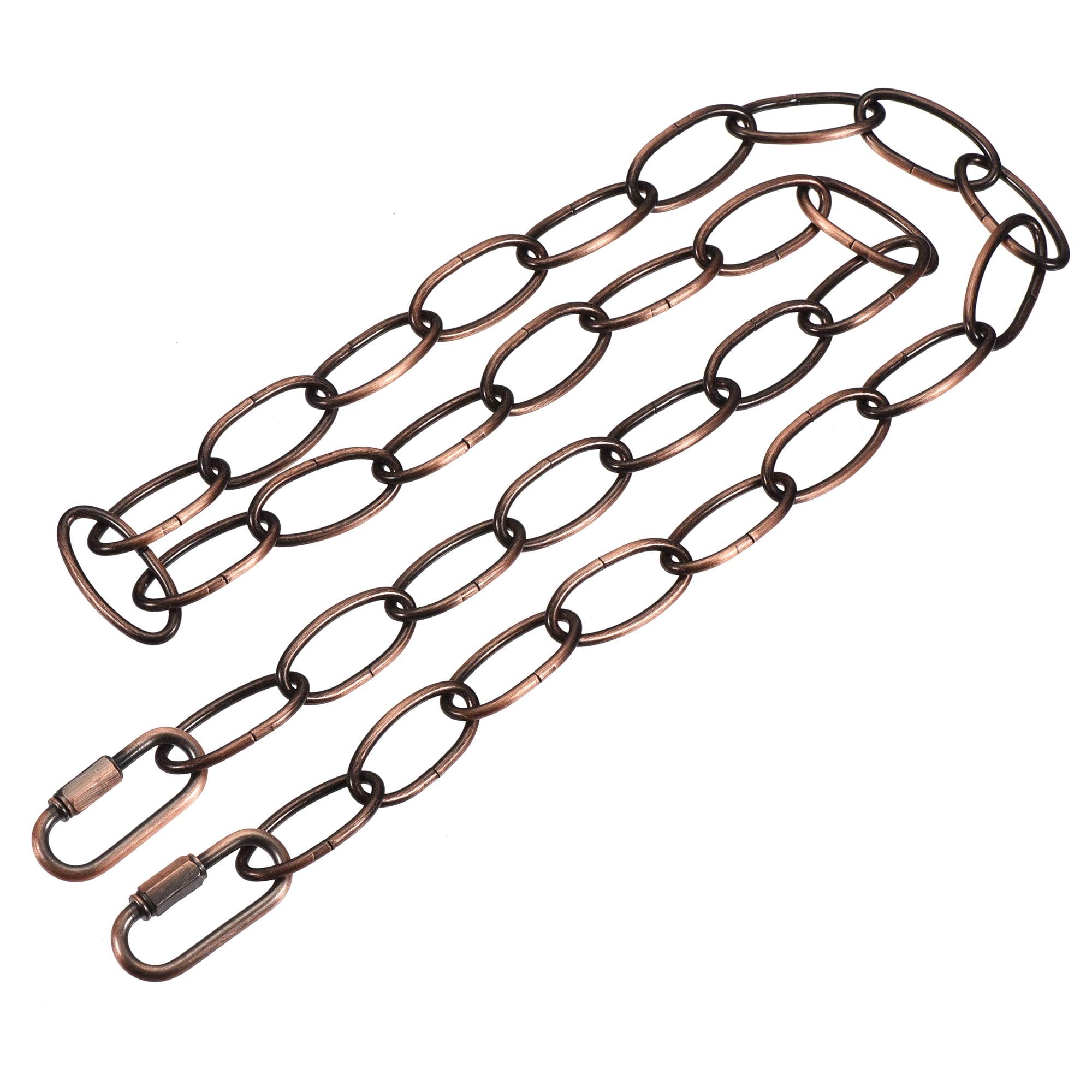 Uxcell 3mm Thick 1m Long Chain Connectors Pendant Light Fixture Chains ...