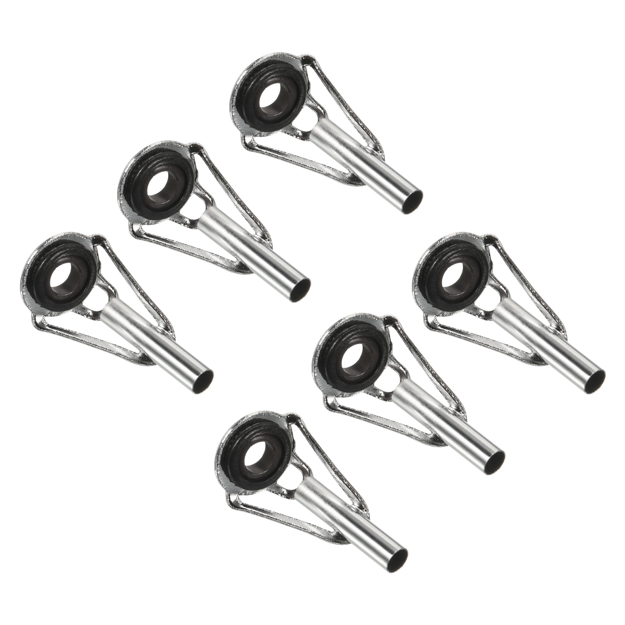 Uxcell 3mm Tube Dia Iron Fishing Rod Tips Repair Kit Ring Guide, 26 ...