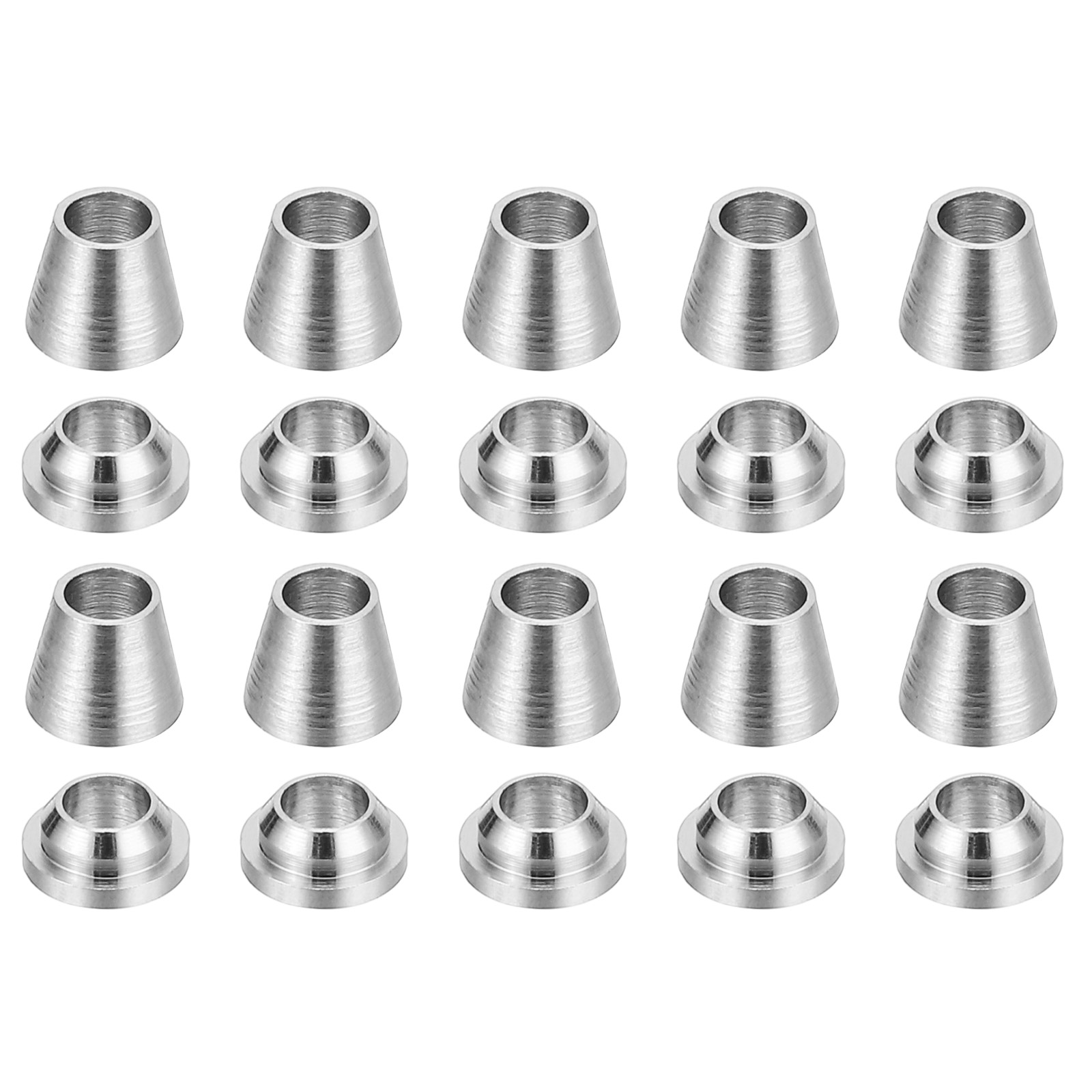 Uxcell 3mm Tube OD 304 Stainless Steel Compression Tube Fitting Sleeve ...