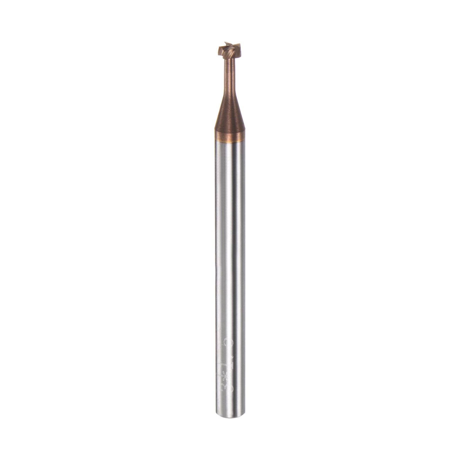 Uxcell 3mm x 1.5mm Titanium Coated Carbide T Slot End Mill Cutter for ...
